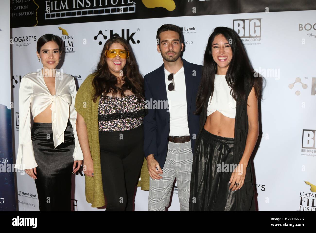LOS ANGELES - SEP 19: Claudia Serven, Maylen Calienes, Miguel Angel ...