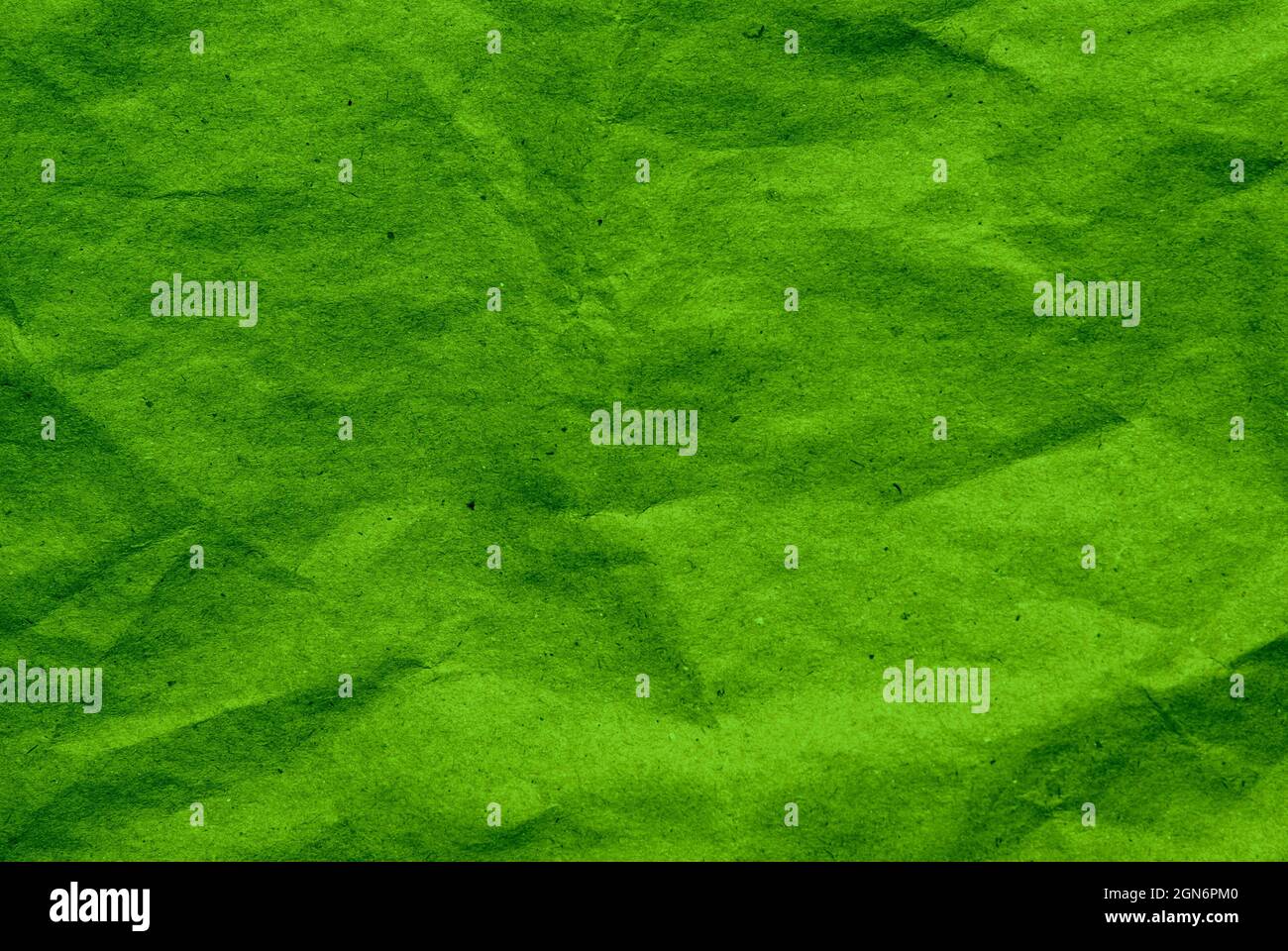 background of green crumpled paper Stock Photo - Alamy