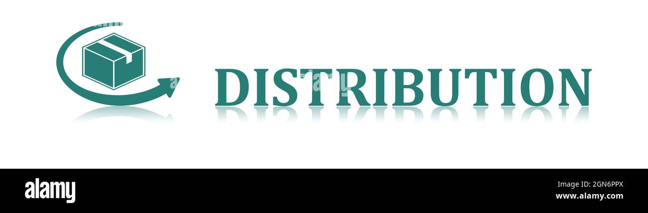 Illustration of a distribution concept Stock Photo - Alamy