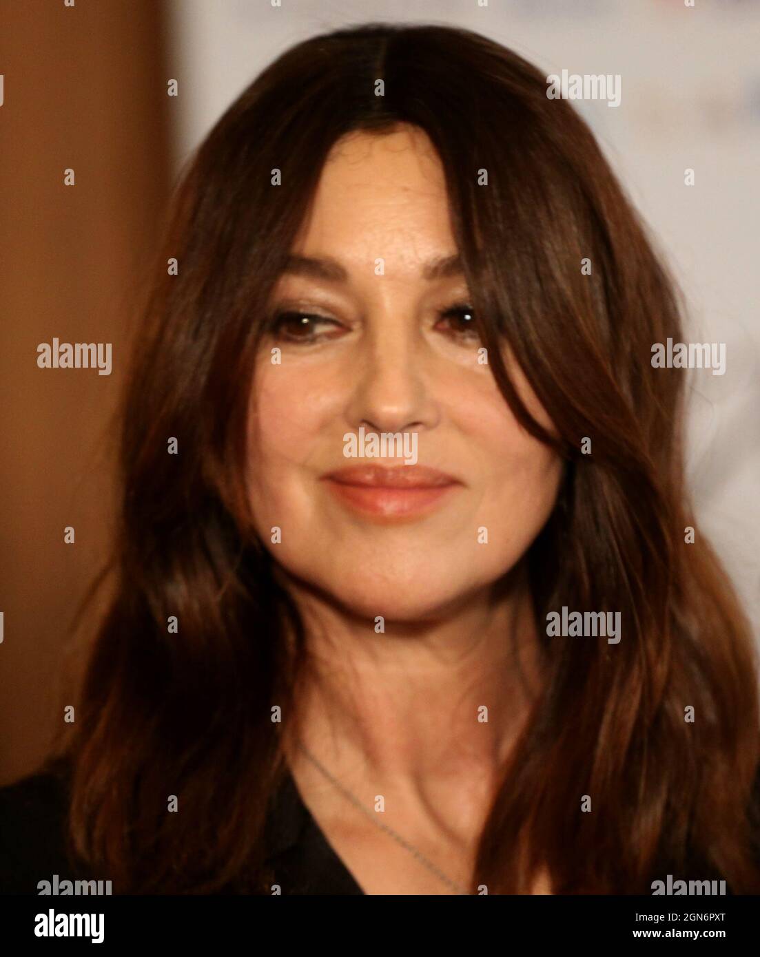 Italian actress MONICA BELLUCCI arrives for the press conference ...