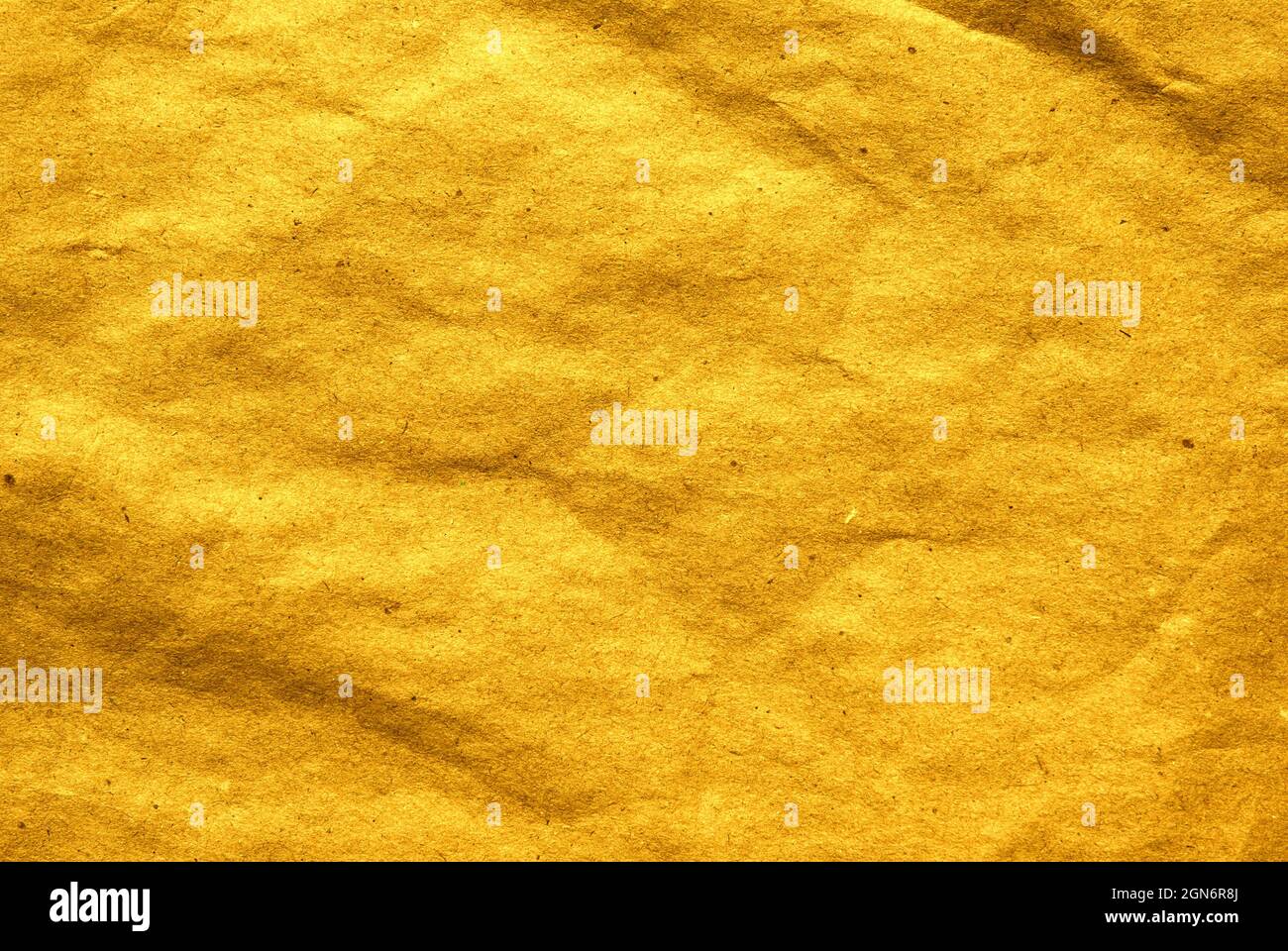 background of yellow crumpled paper Stock Photo - Alamy