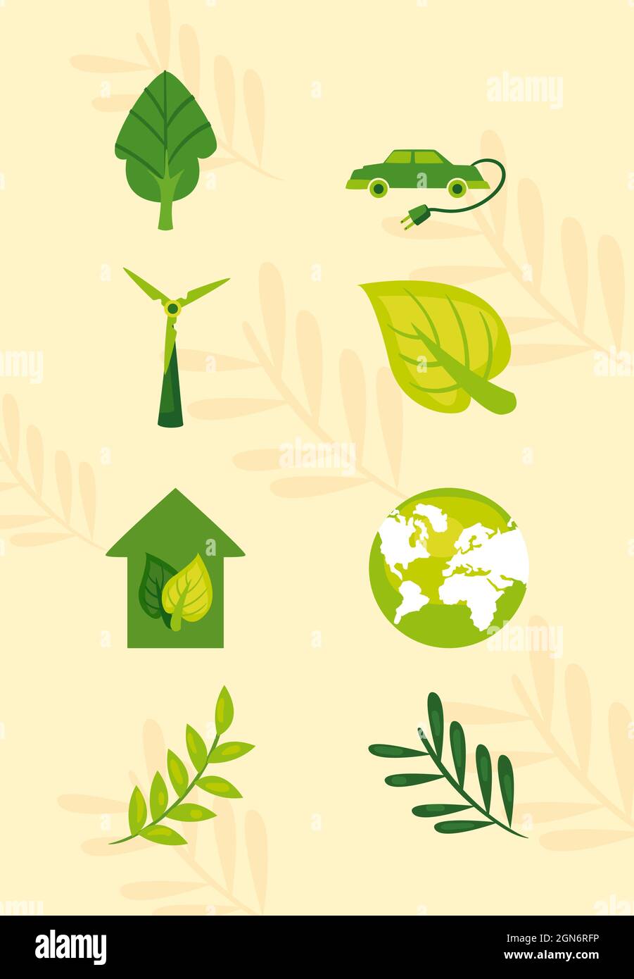 Wind mills power energy Stock Vector Images - Alamy