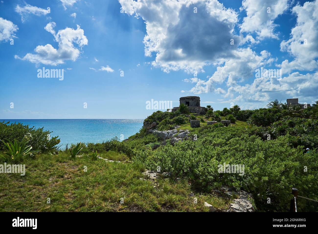 Beautiful view in Tulum, Mexico Stock Photo - Alamy