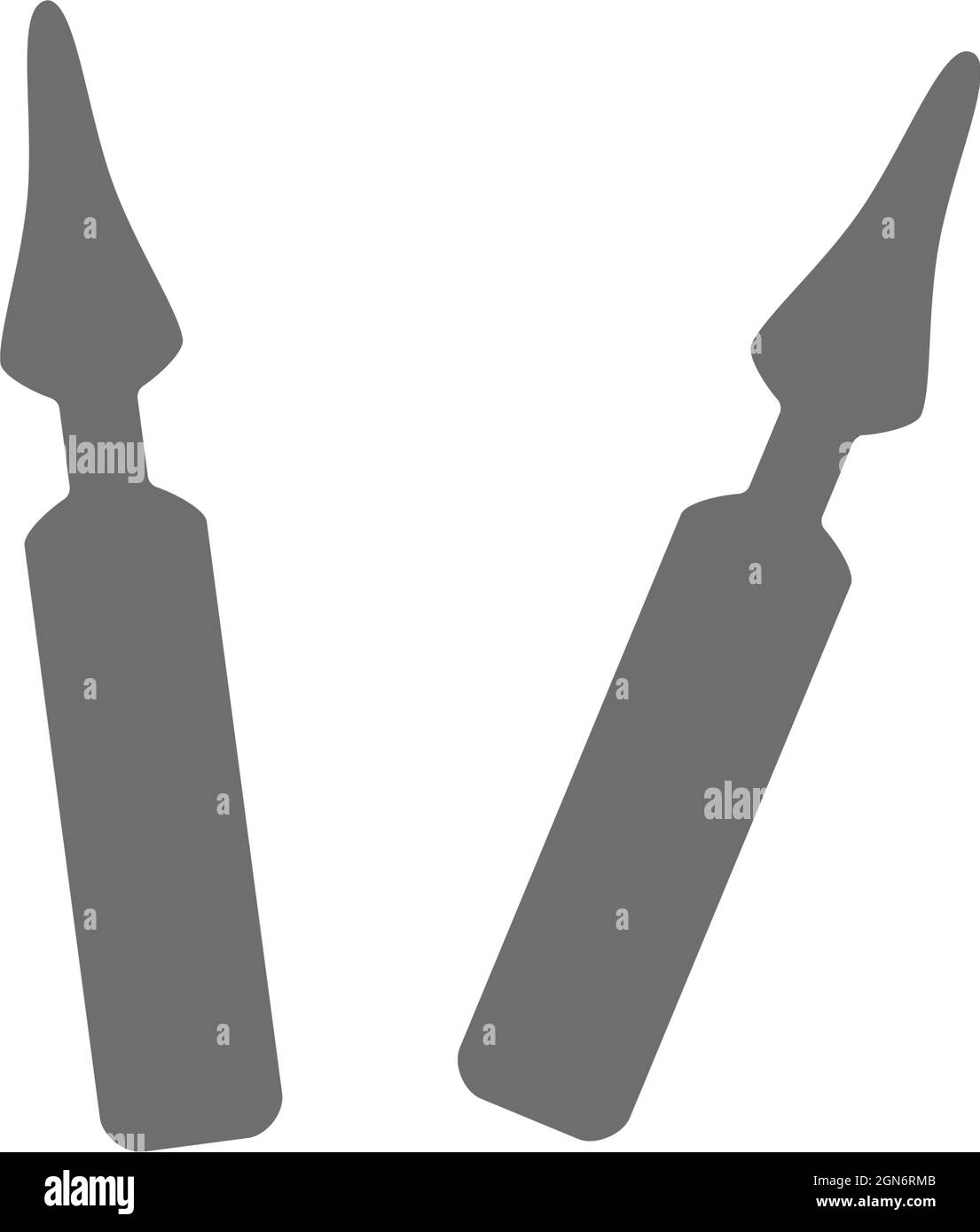 Injection for solution ampoules grey icon. Isolated on white background ...