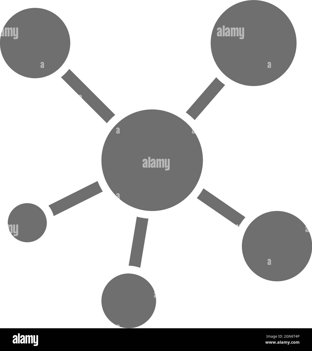 Network Hub Connection Grey Icon Isolated On White Background Stock Vector Image And Art Alamy