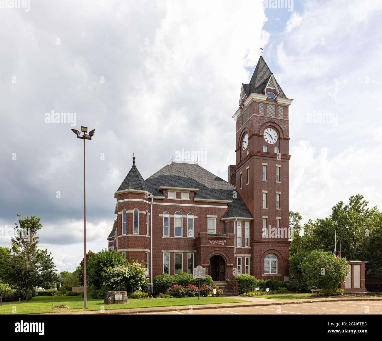 Arkadelphia, Arkansa, USA - Junio 28, 2021: The Historic Clark County ...