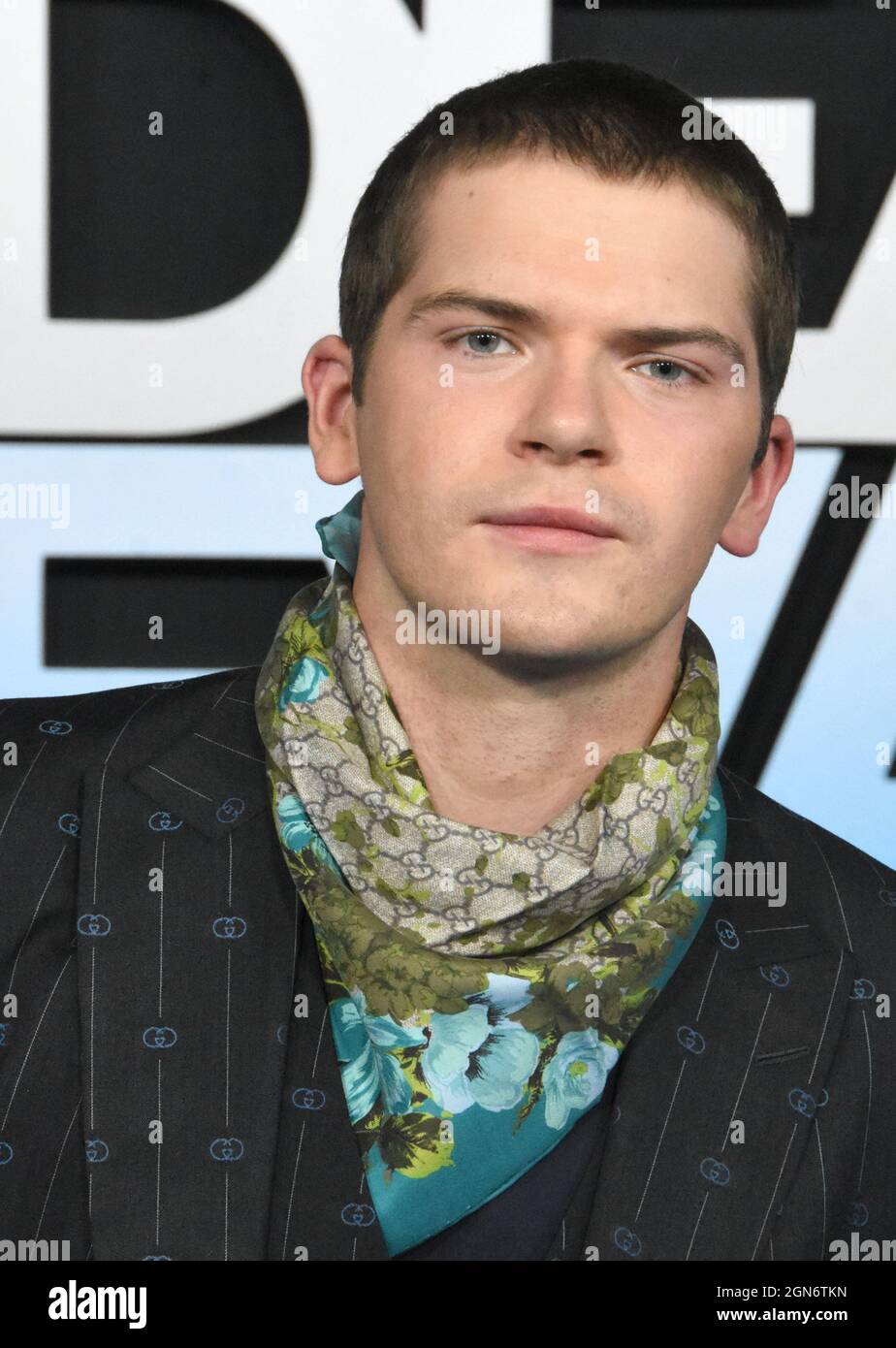 Los Angeles, California, USA 22nd September 2021 Actor Colton Ryan ...