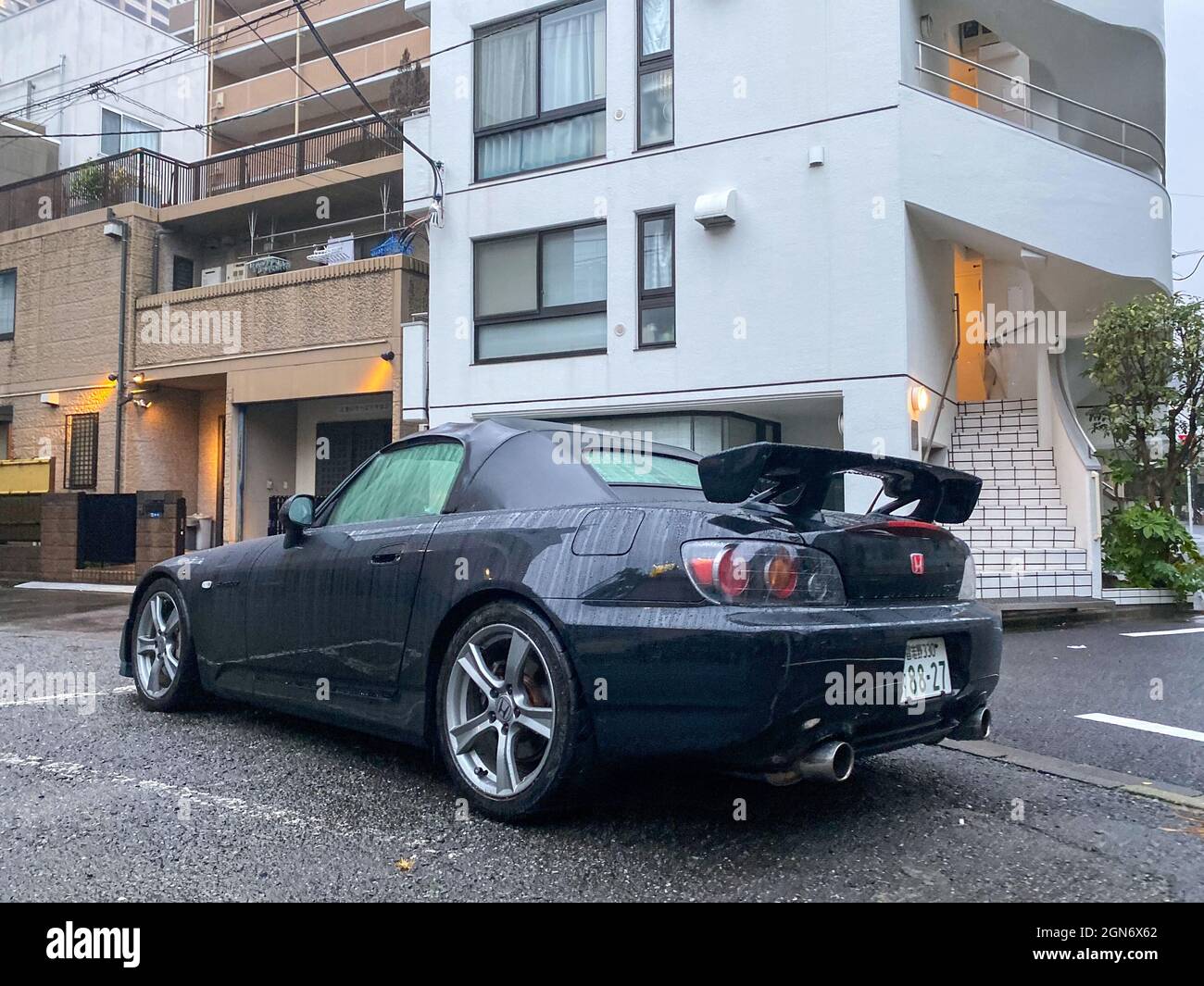 Tokyo, Japan - 23 November 2019: Honda S2000 on quiet street in Tokyo ...