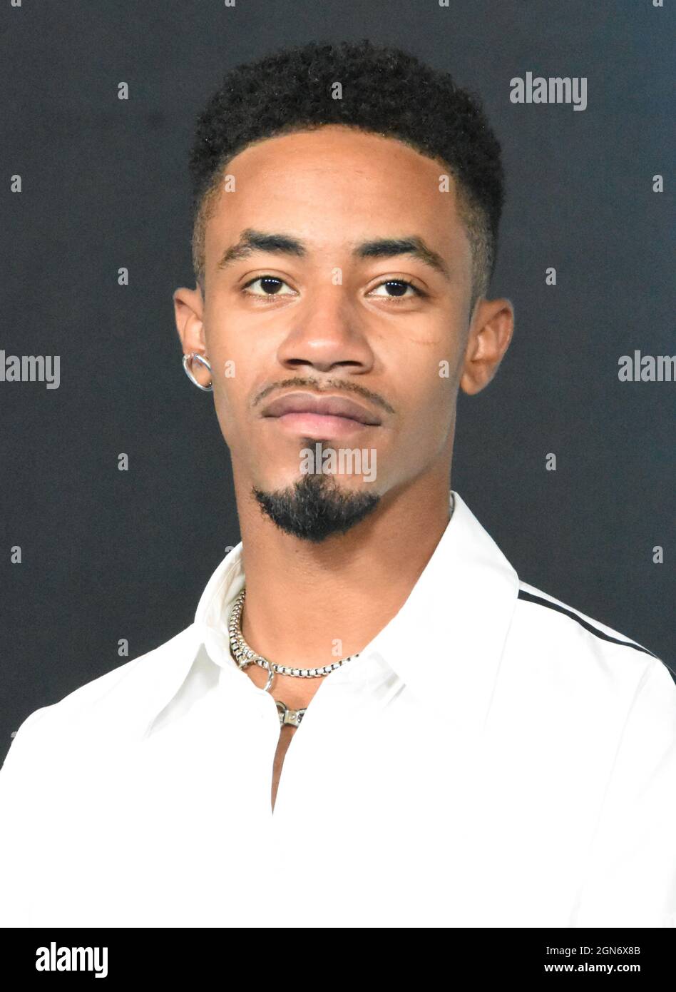 Los Angeles, California, USA 22nd September 2021 Actor DeMarius Copes ...