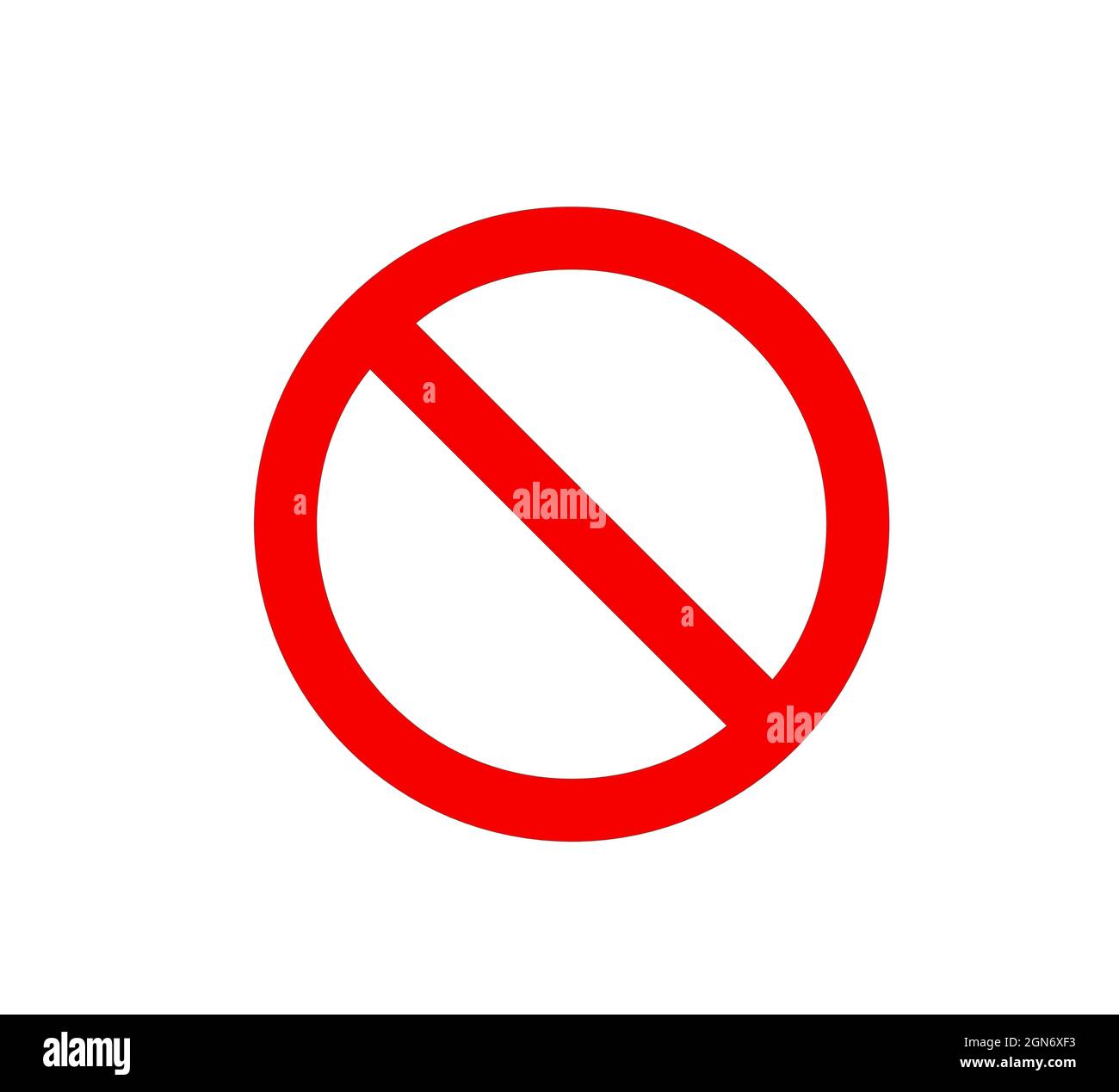 Vector stop sign icon. Red no entry sign vector illustration, EPS 10 ...