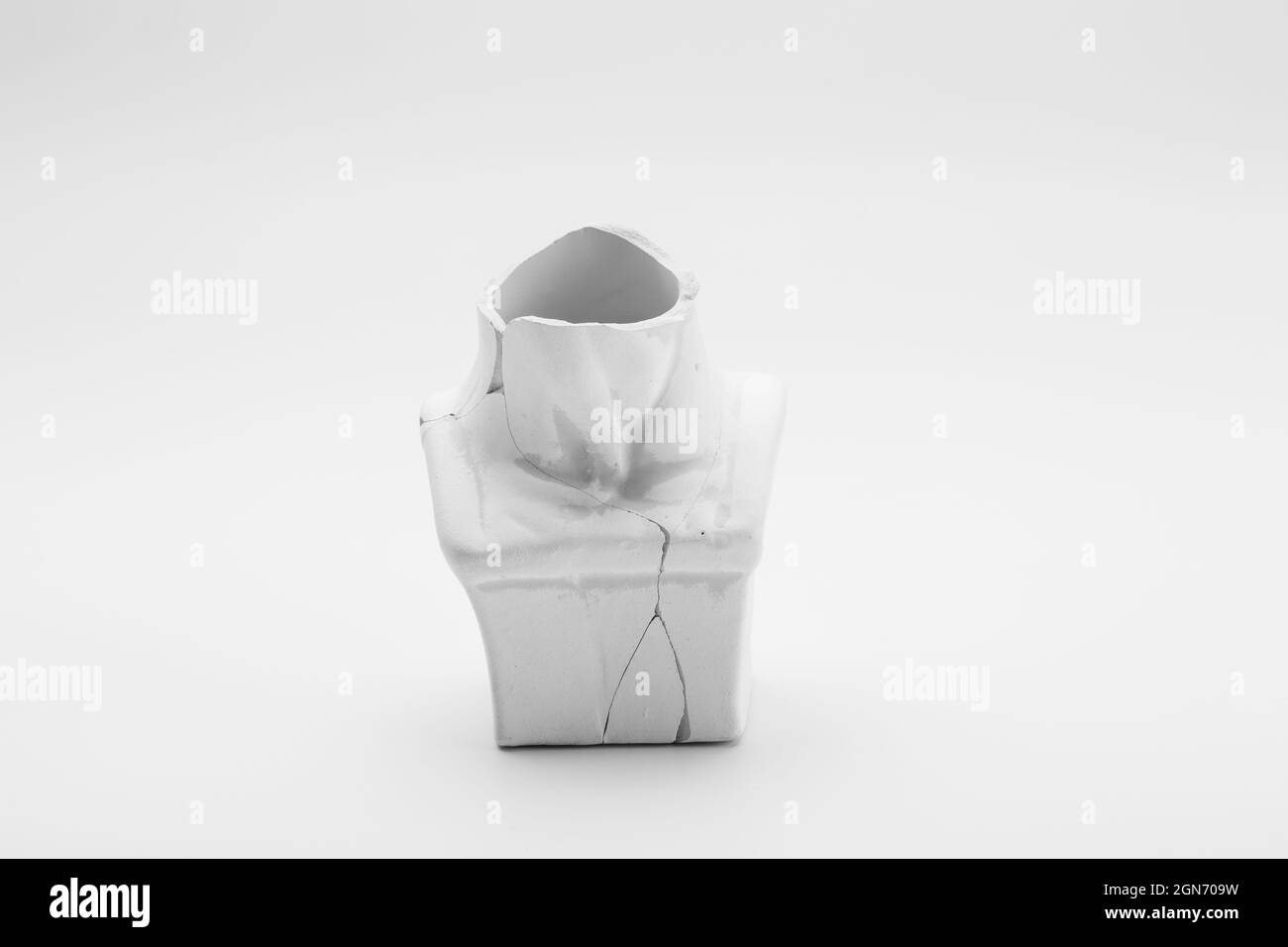 Broken plaster head sculpture of David Stock Photo - Alamy