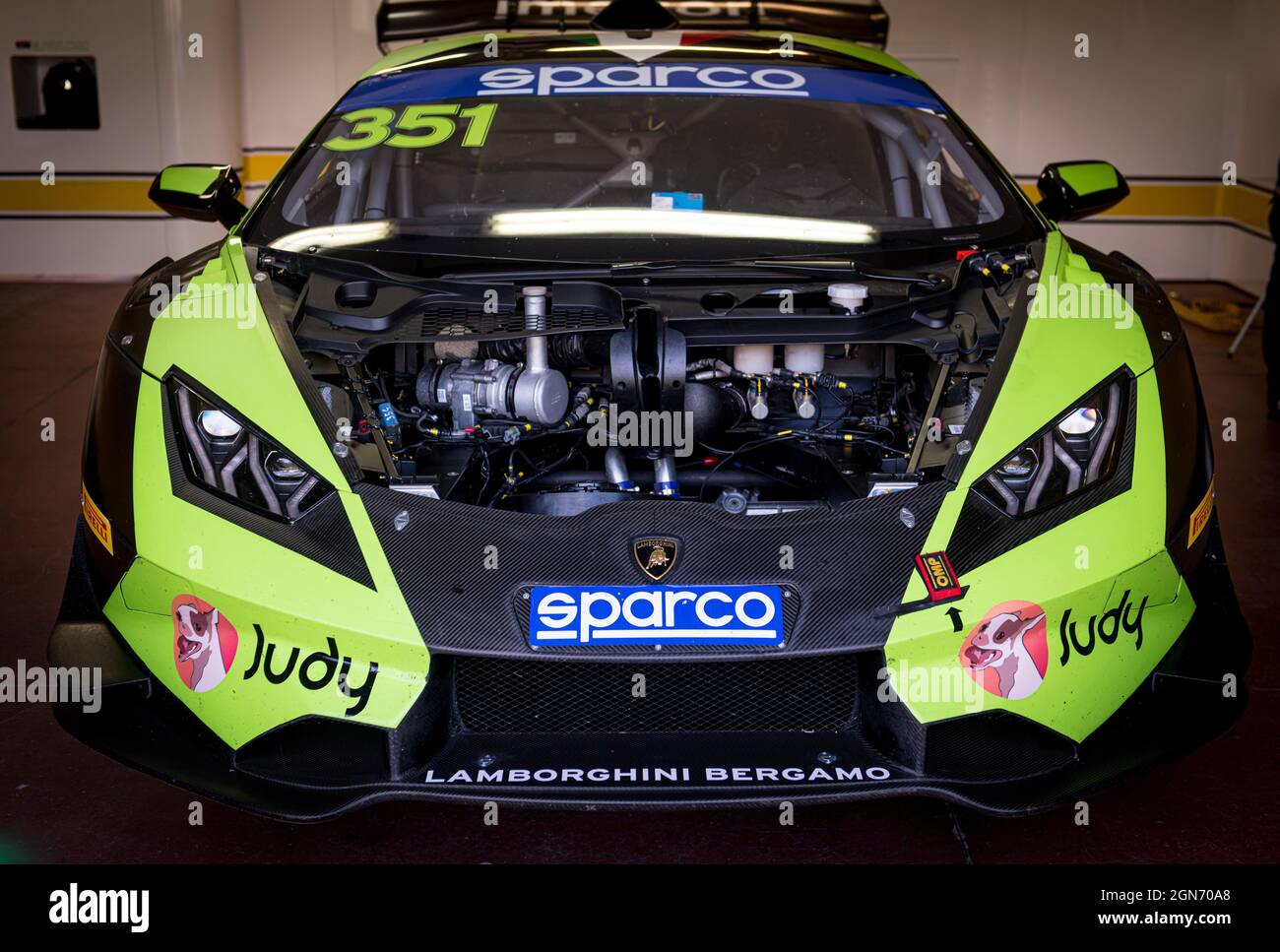 Vallelunga, italy september 19th 2021 Aci racing weekend. Lamborghini ...