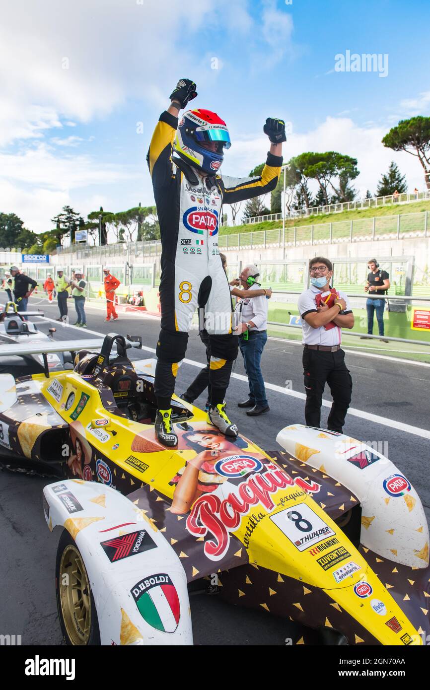Vallelunga, italy september 19th 2021 Aci racing weekend. Car driver ...