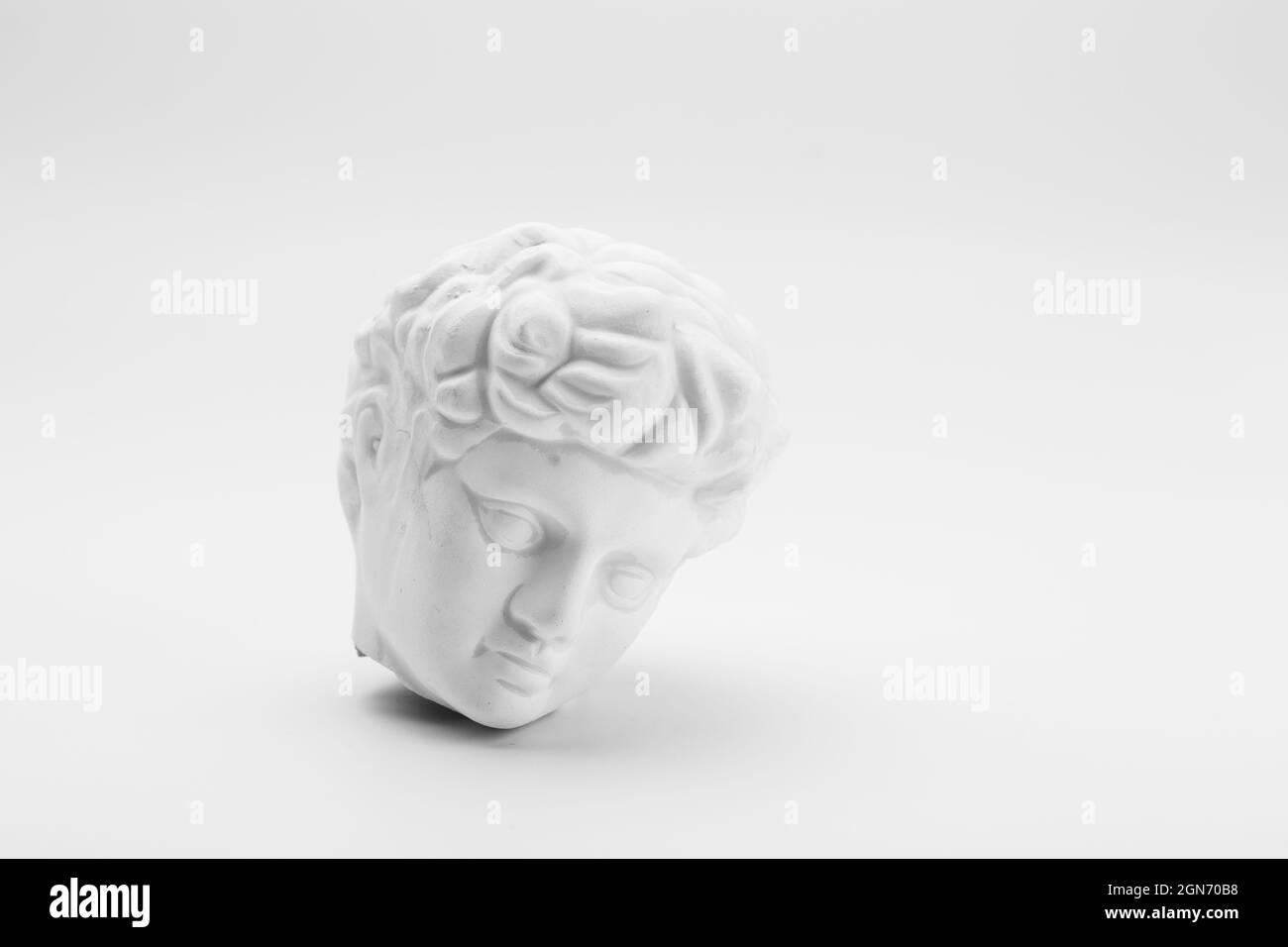 Broken plaster head sculpture of David Stock Photo - Alamy