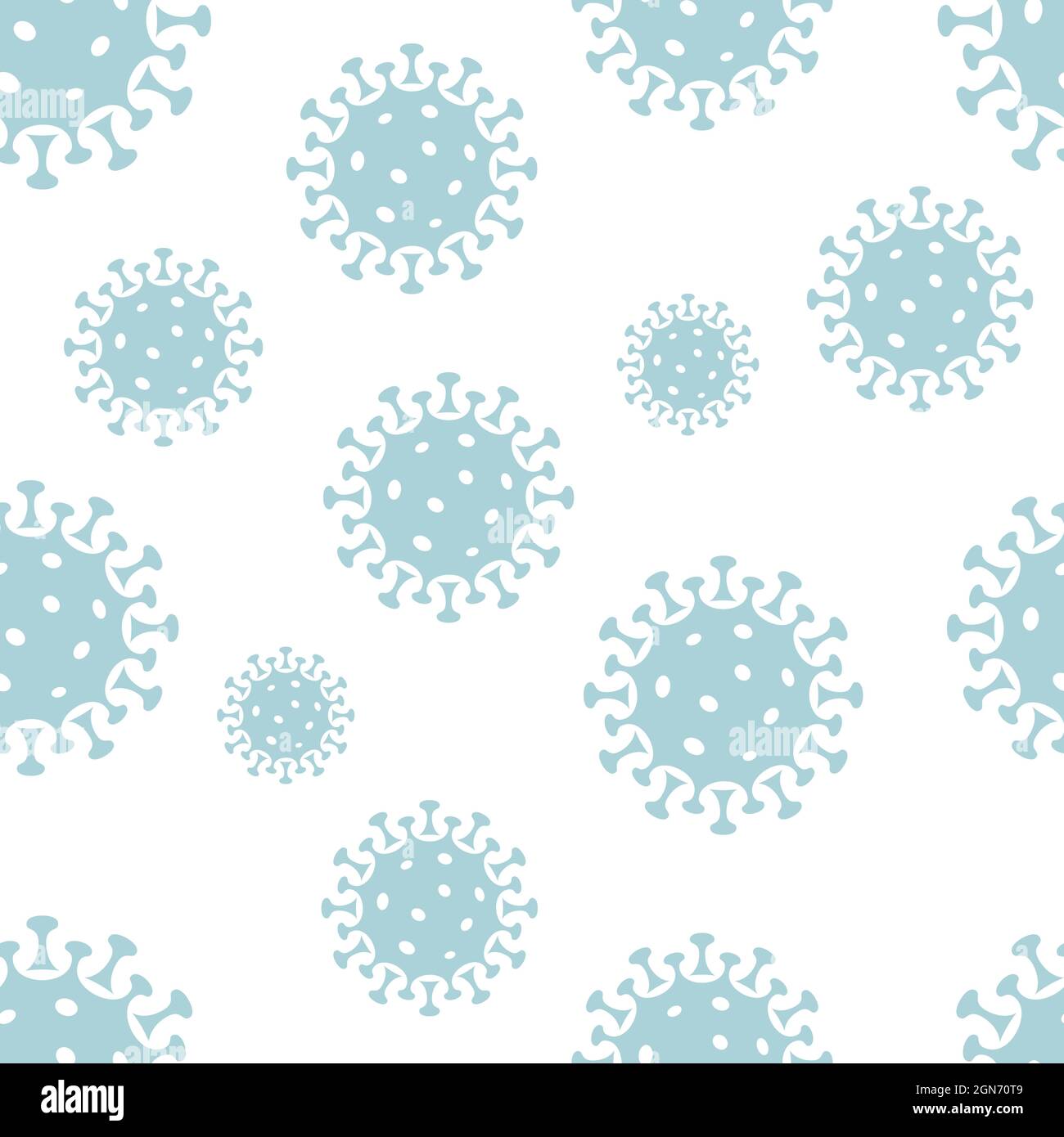 Coronavirus seamless vector pattern. Healthcare and medical background ...