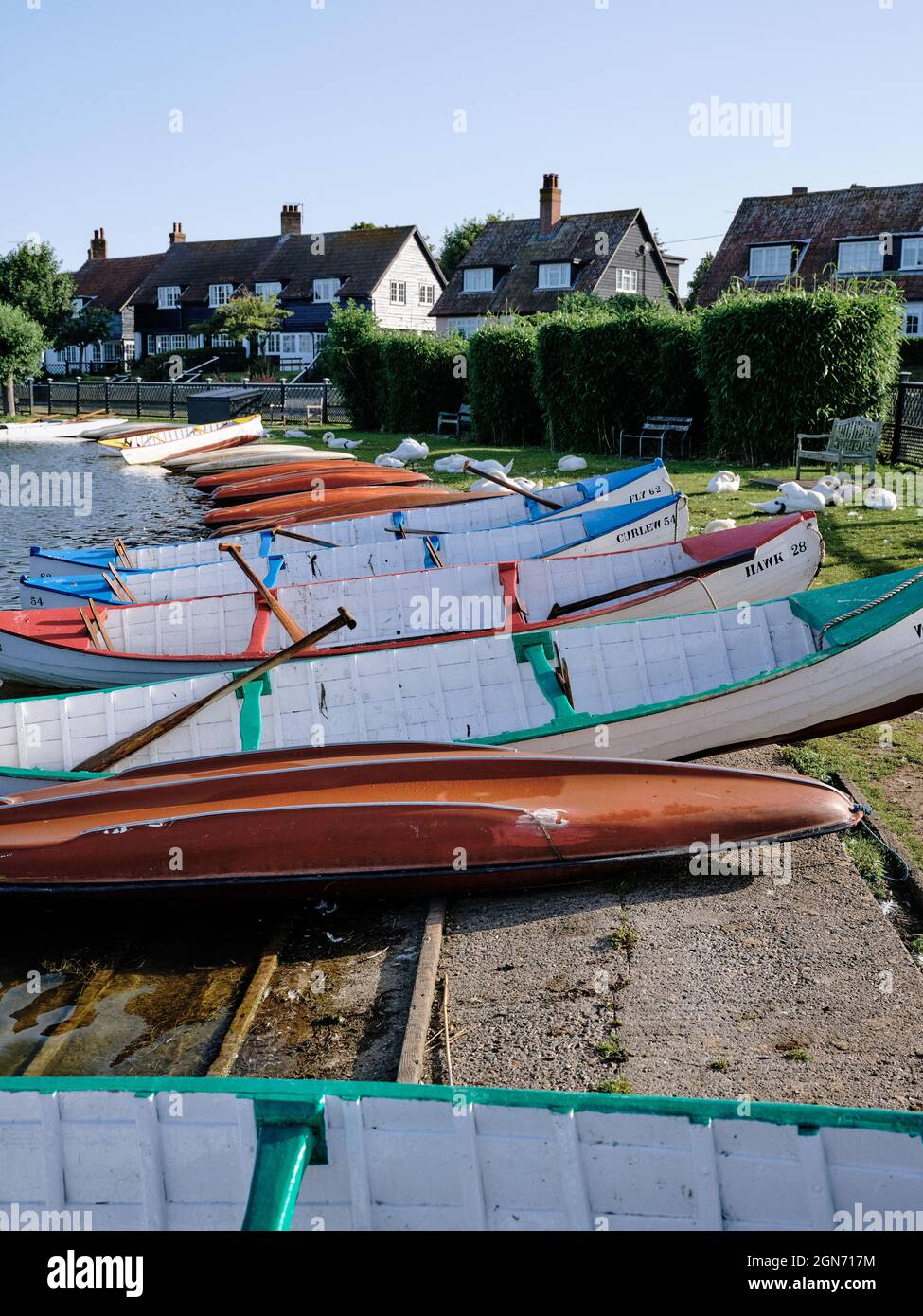 Thorpeness Meare boating lake - Thorpeness is a seaside village in East ...
