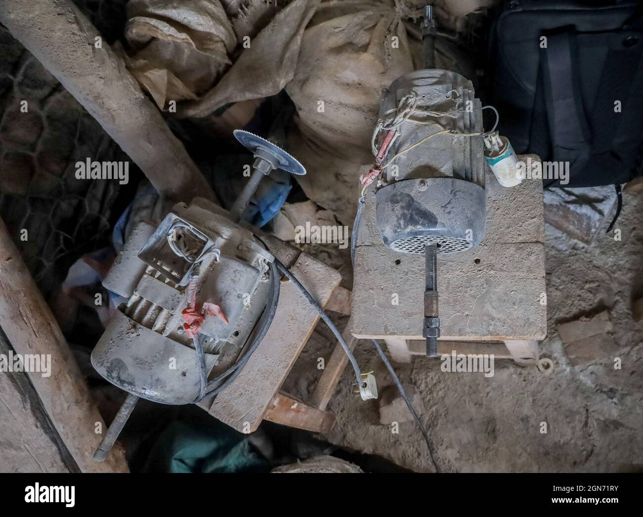 Modified electric motors and cutting disks use in creation of bone ...