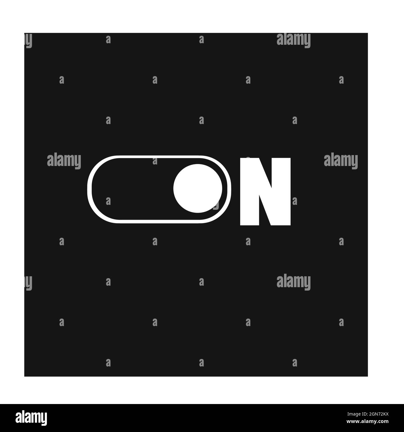 On logo creative concept, toggle switch vector illustration Stock ...