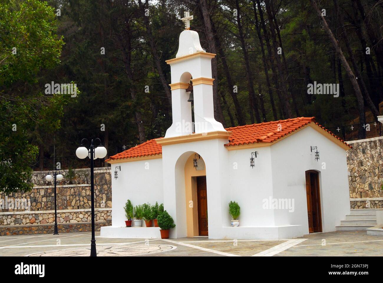 Greece Rhodes island Soroni village Saint Sillas Stock Photo - Alamy