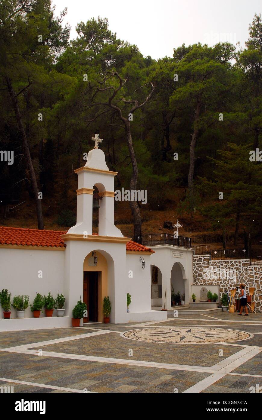 Greece Rhodes island Soroni village Saint Sillas Stock Photo - Alamy