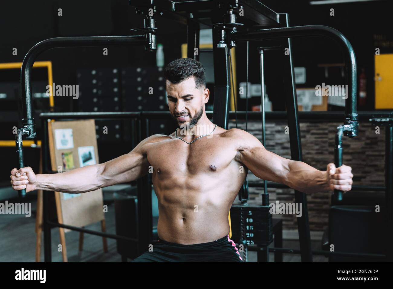 Body weight machine hi-res stock photography and images - Alamy