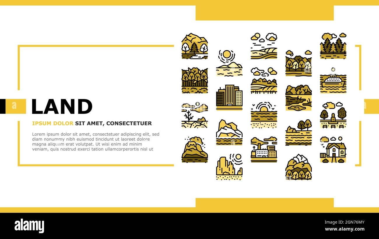 Landing scape Stock Vector Images - Alamy