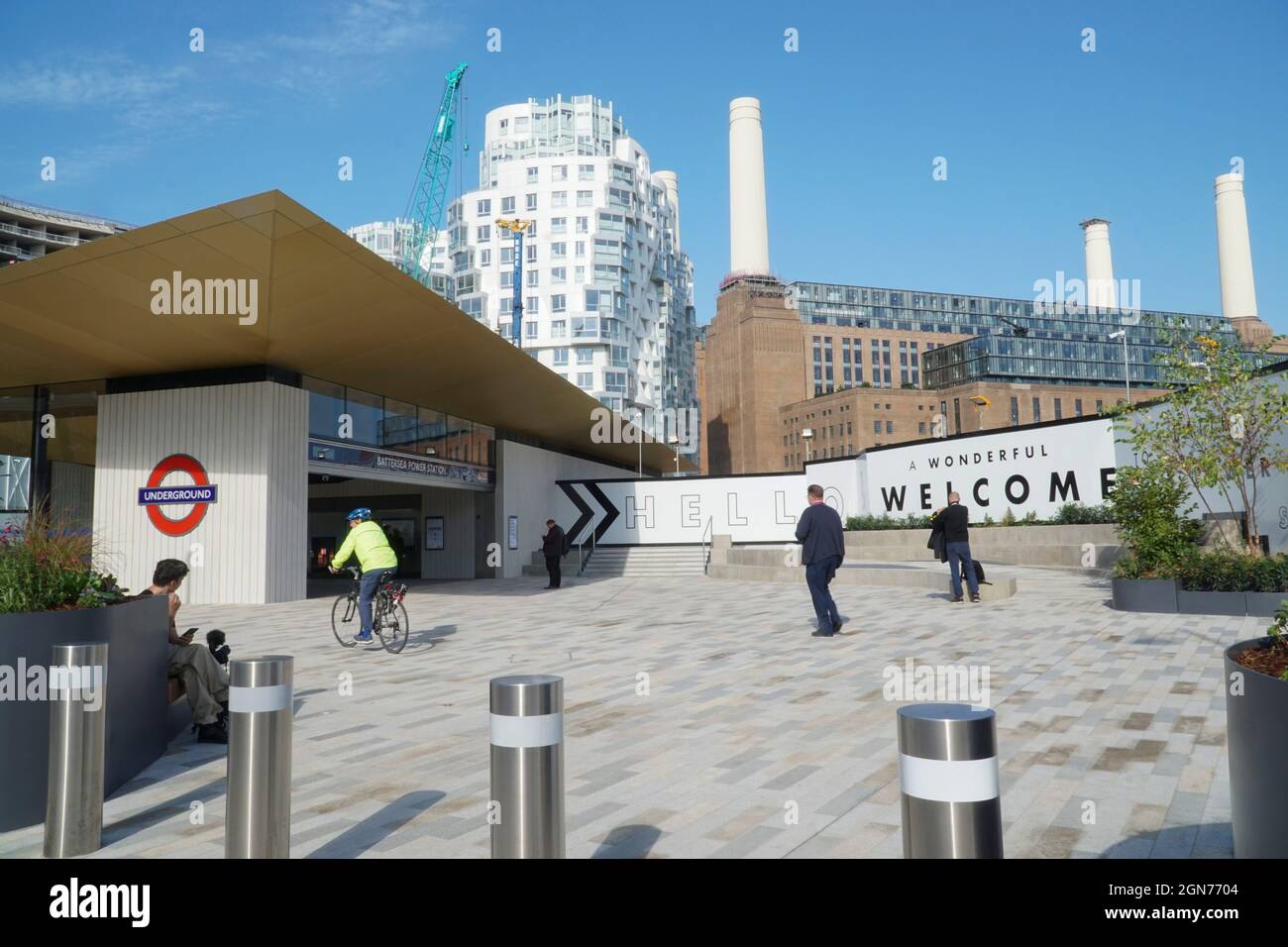 London, UK, 22 September 2021: The new Northern Line extension runs to ...