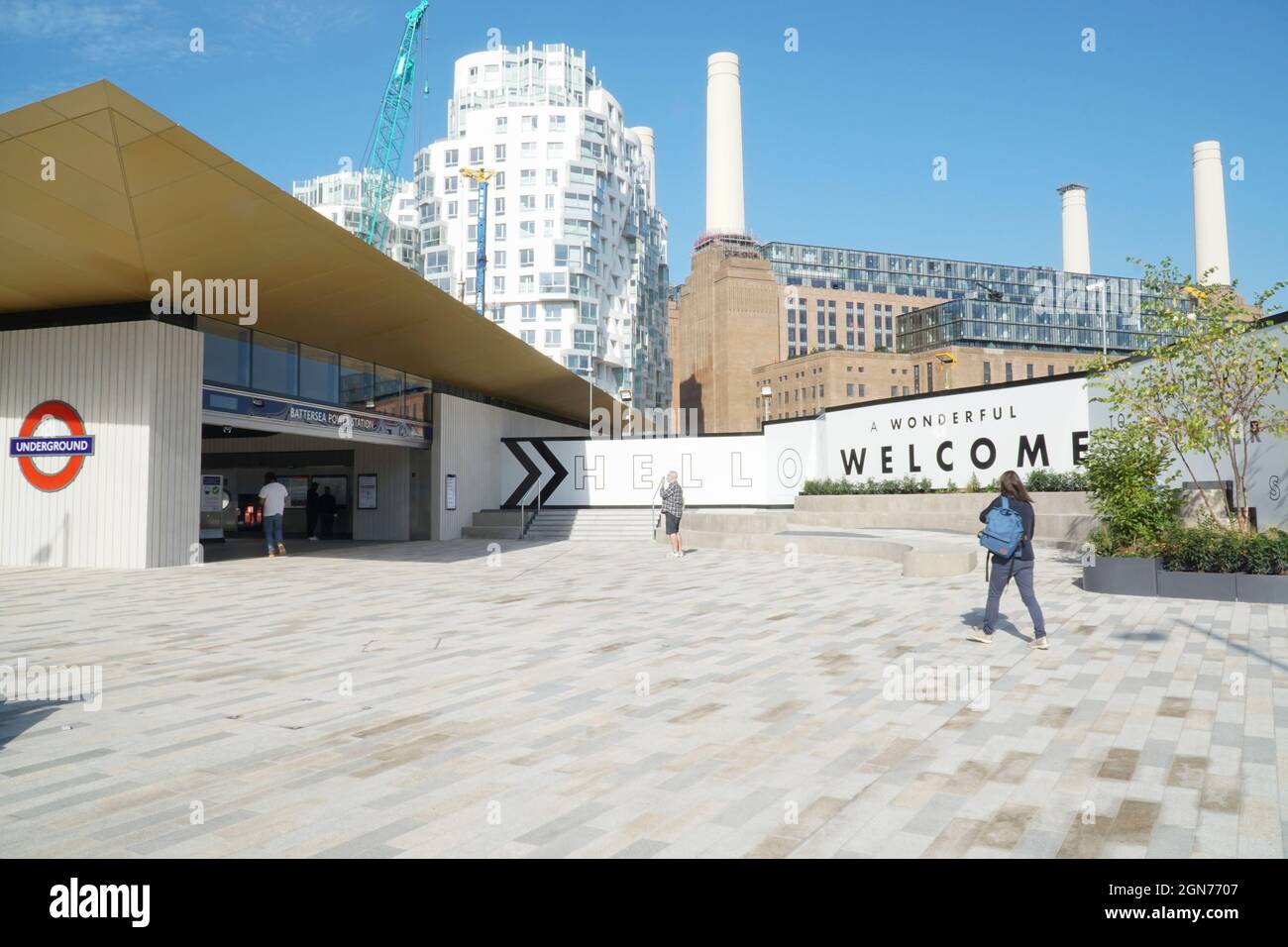 London, UK, 22 September 2021: The new Northern Line extension runs to ...