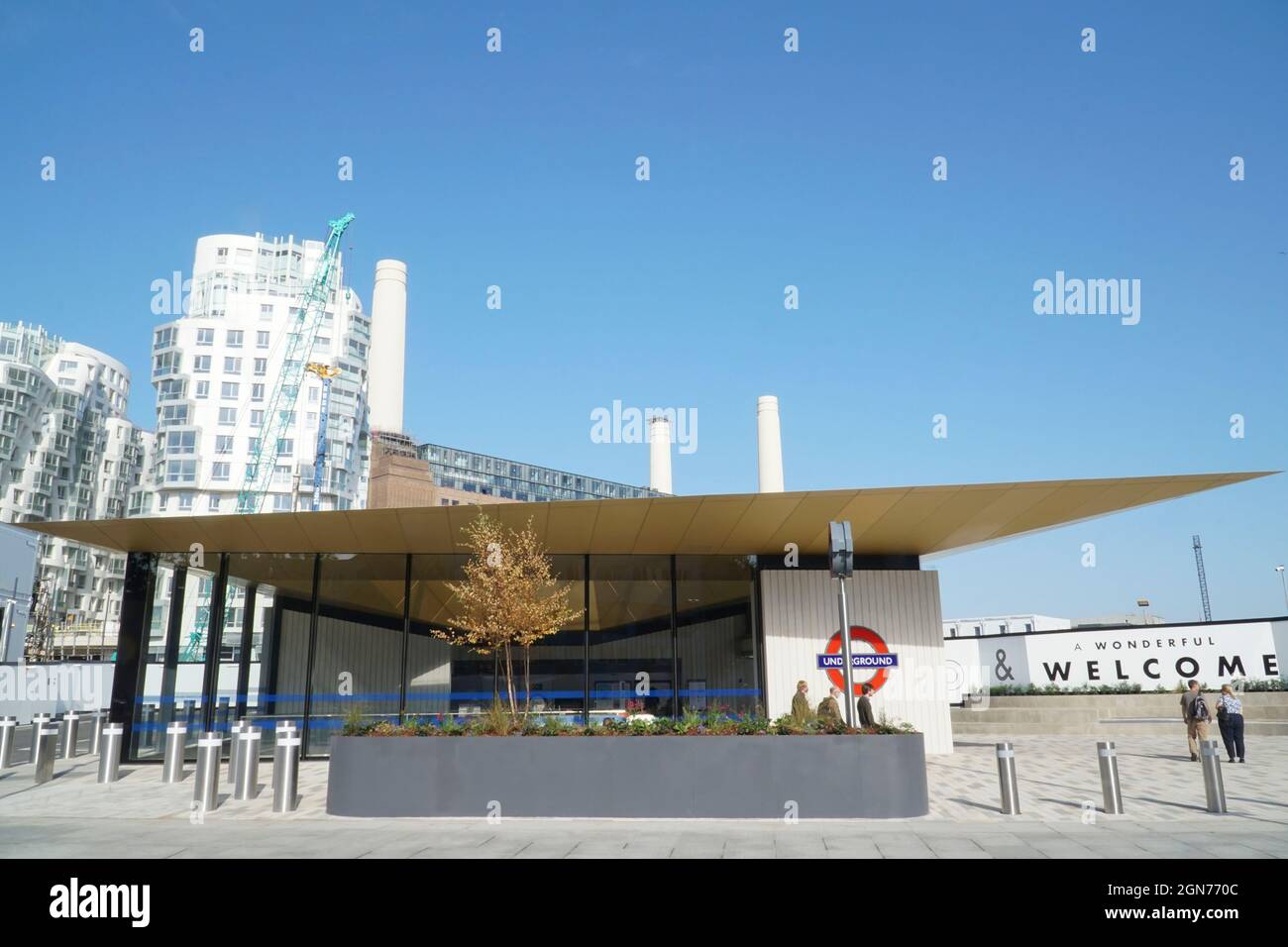 London, UK, 22 September 2021: The new Northern Line extension runs to ...