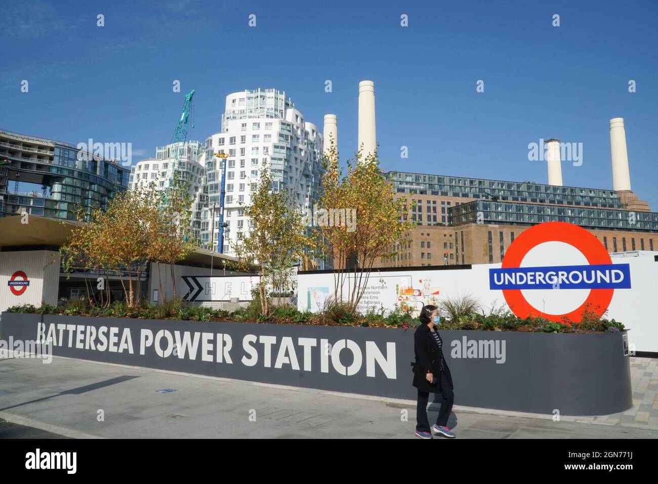 London, UK, 22 September 2021: The new Northern Line extension runs to ...