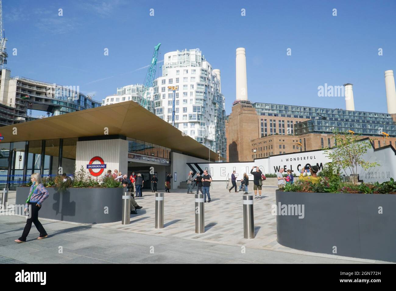 London, UK, 22 September 2021: The new Northern Line extension runs to ...