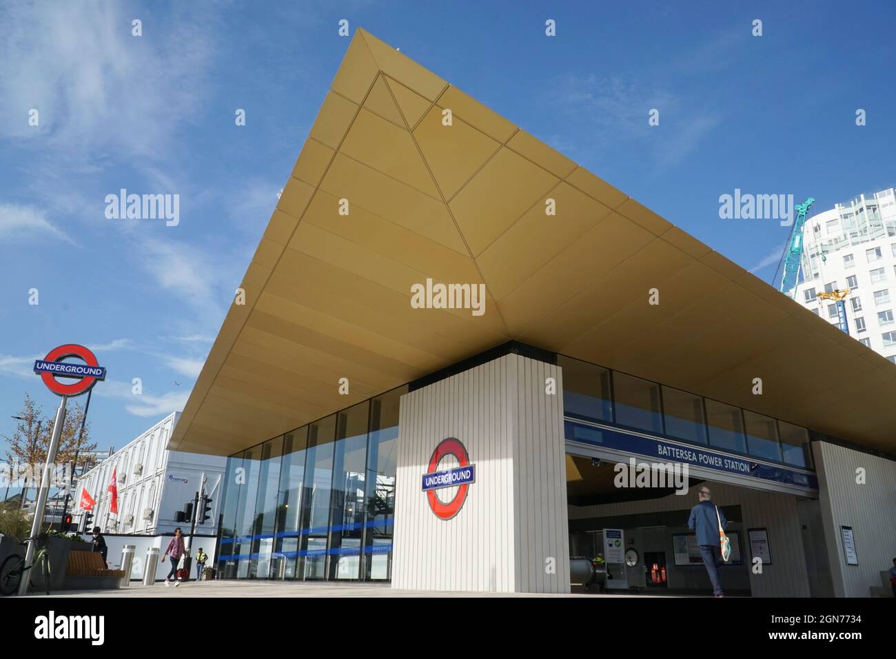 London, UK, 22 September 2021: The new Northern Line extension runs to ...
