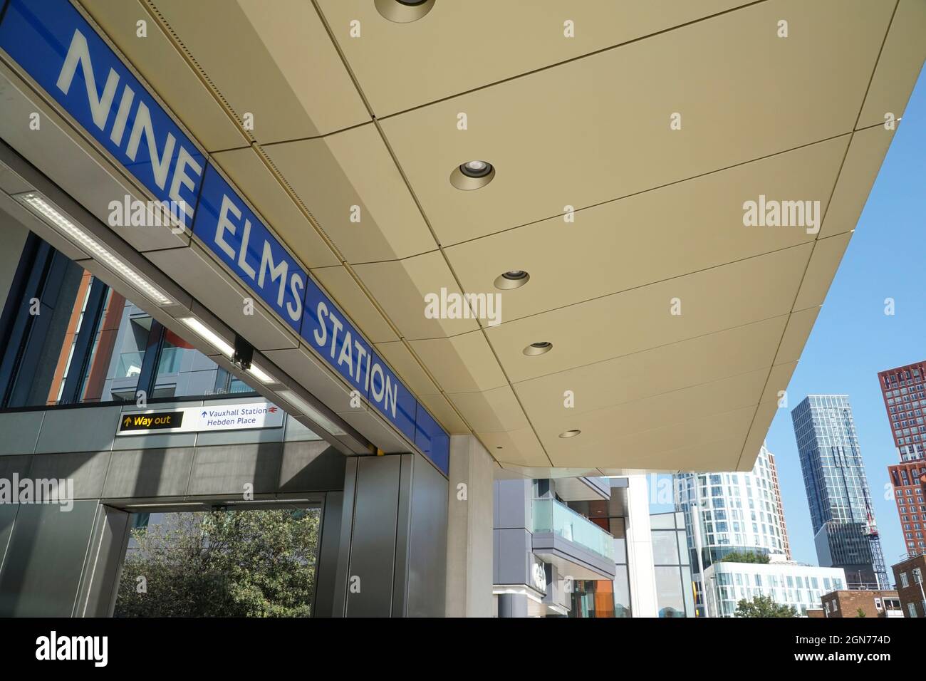 London, UK, 22 September 2021: The new Northern Line extension runs to ...