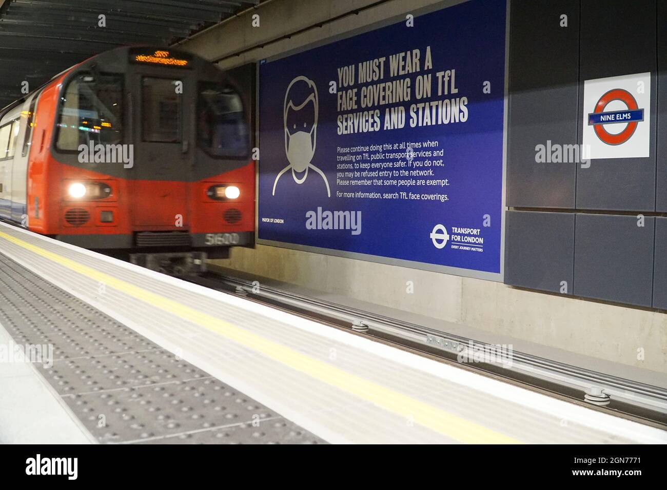 Northern line tube nine elms hi-res stock photography and images - Alamy
