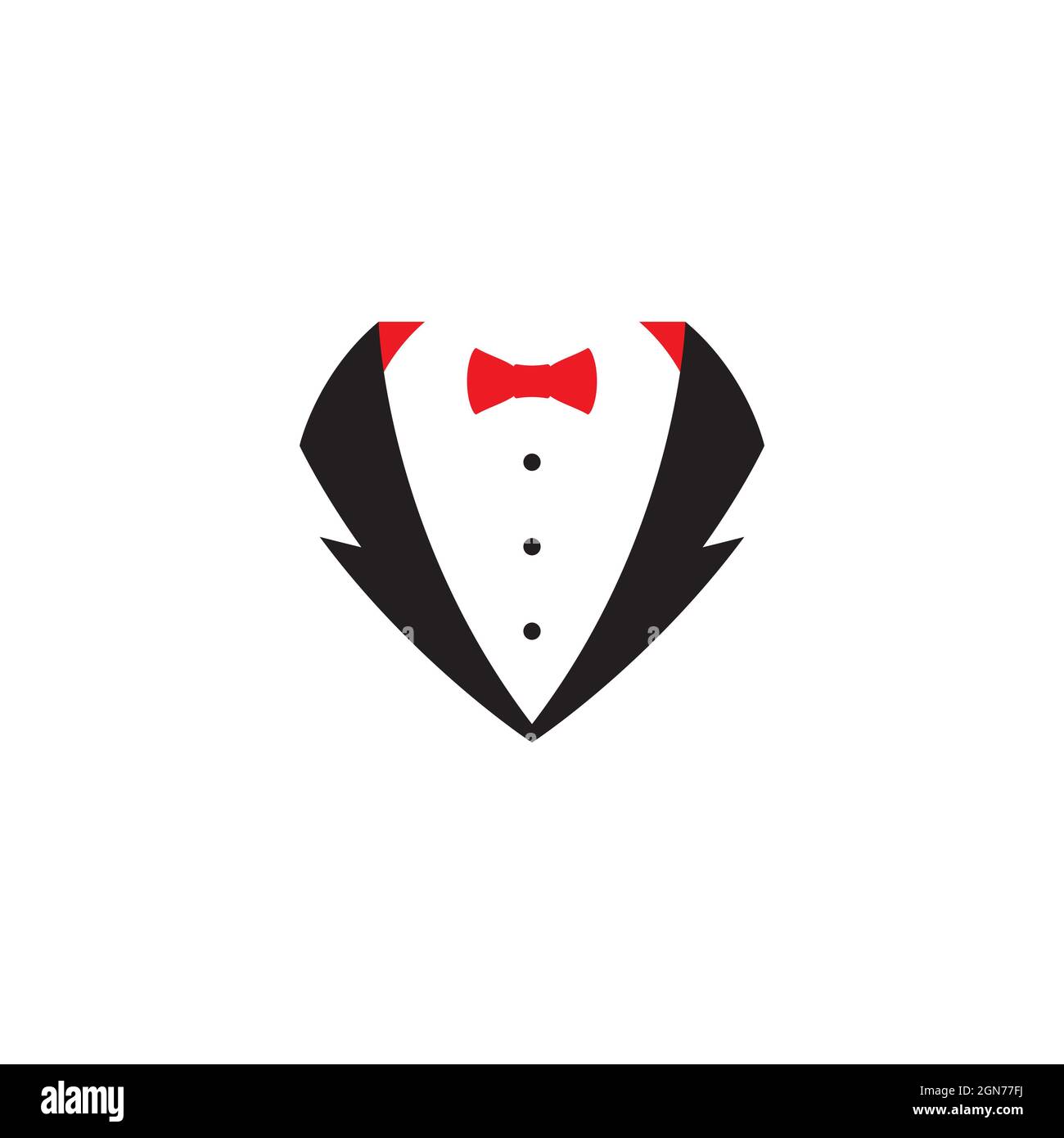 Tuxedo exclusive template vector icon illustration design Stock Photo ...