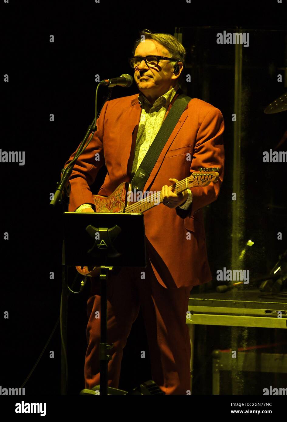 Hollywood FL, USA. 22nd Sep, 2021. Chris Difford of Squeeze performs at ...