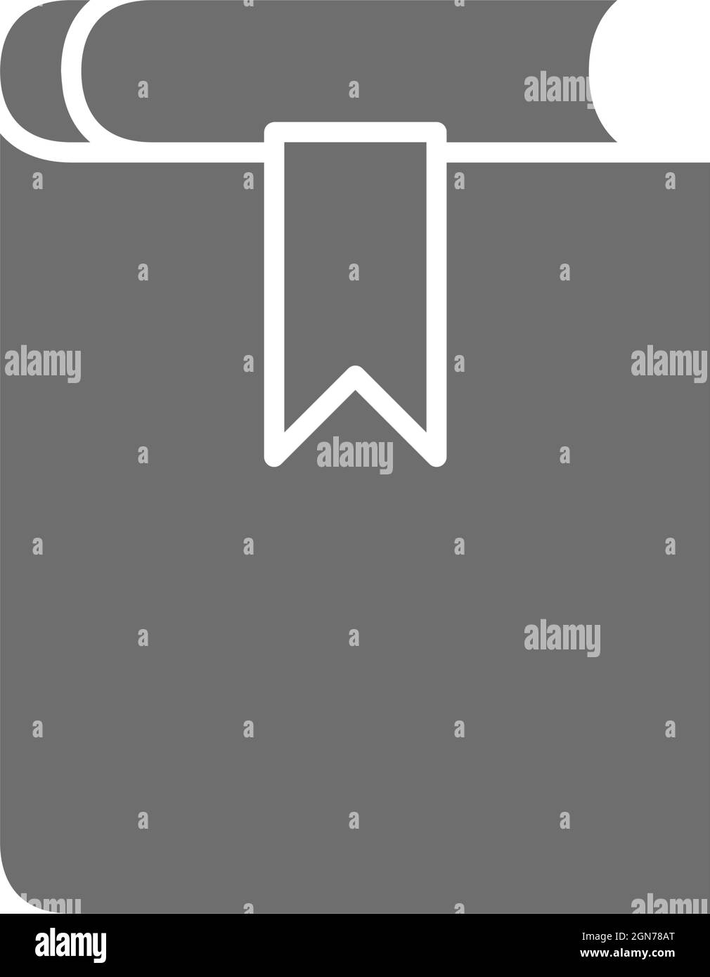 Book, criminal administrative code, constitution greyicon. Isolated on ...