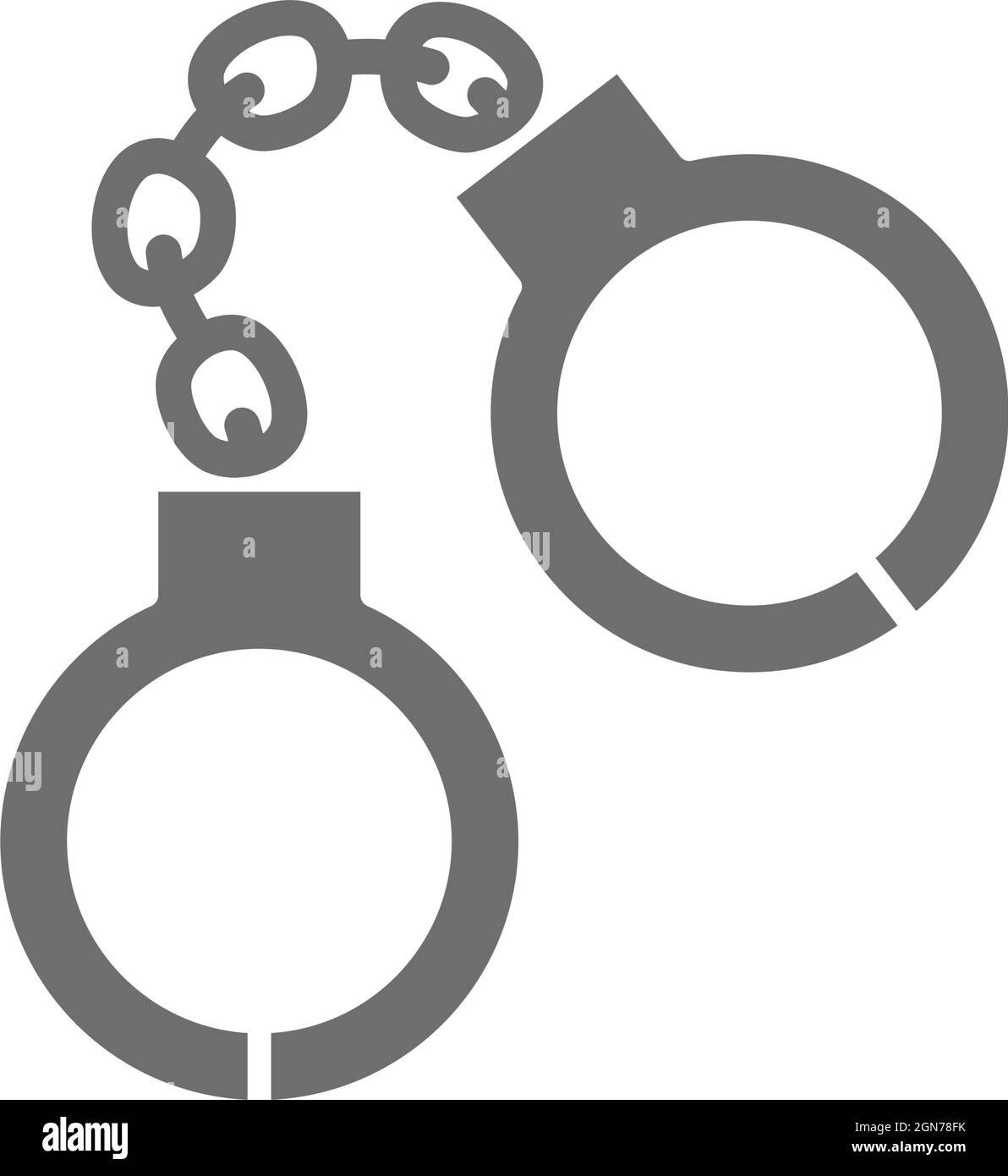 Handcuff jail Black and White Stock Photos & Images - Alamy