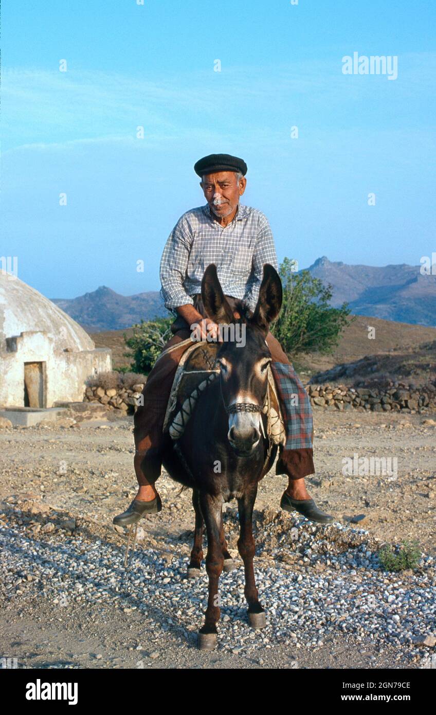 Local man on mule, Turkey Stock Photo - Alamy