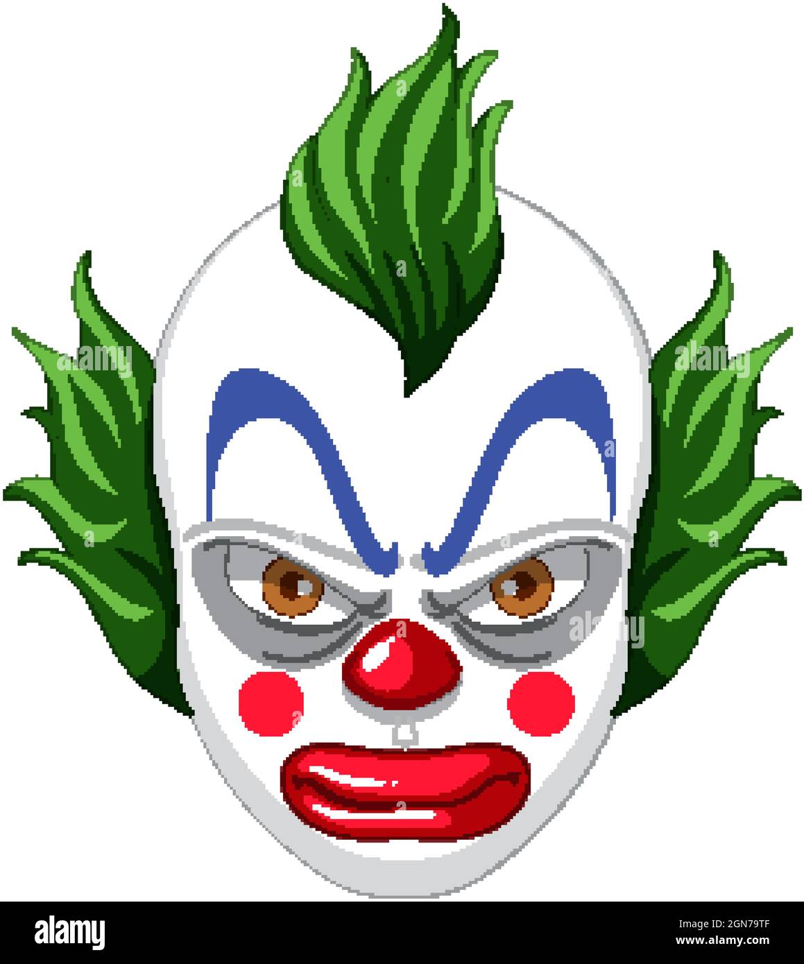 Creeped Out Face Clip Art
