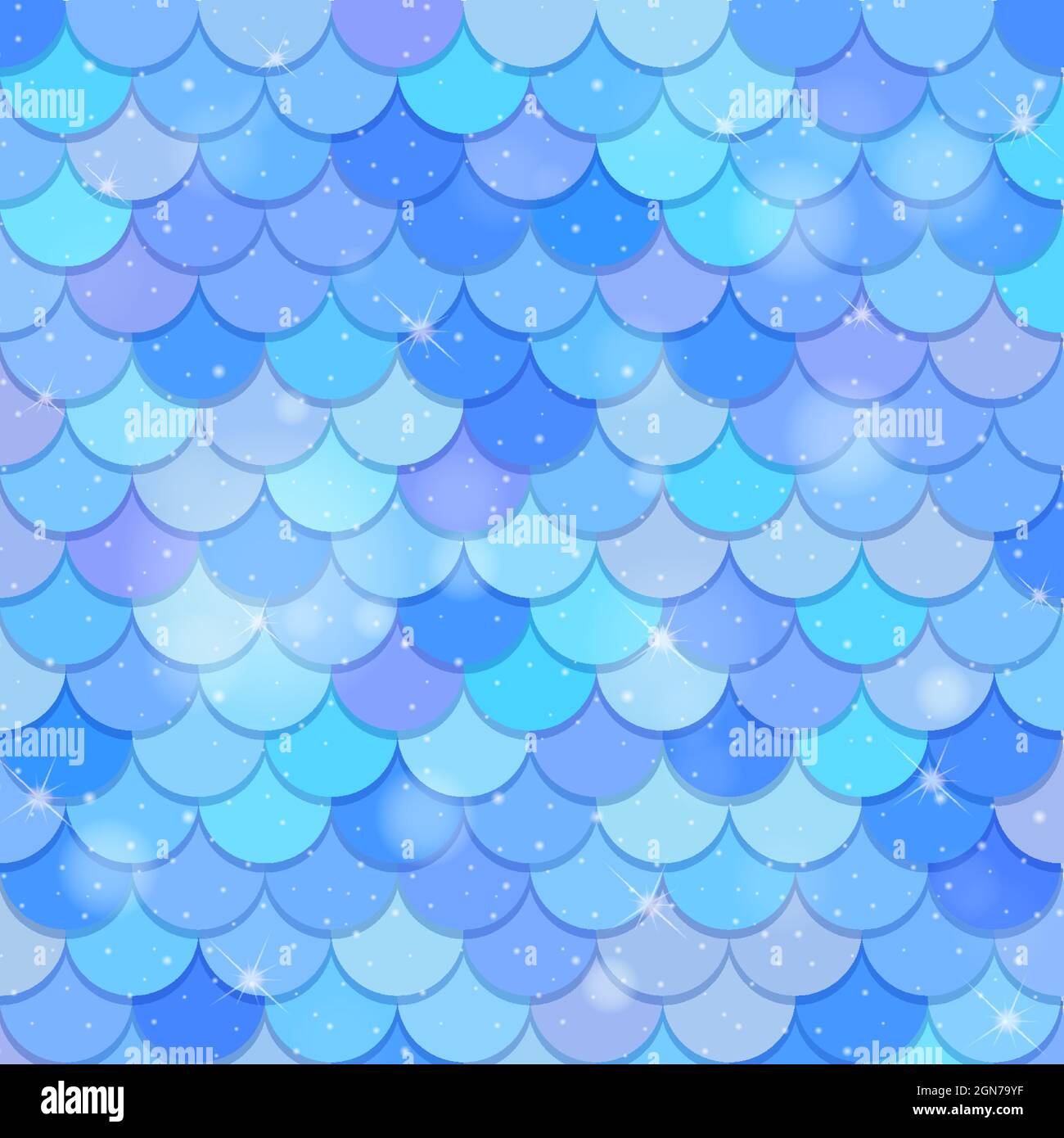 Fish scale seamless pattern background illustration Stock Vector Image ...
