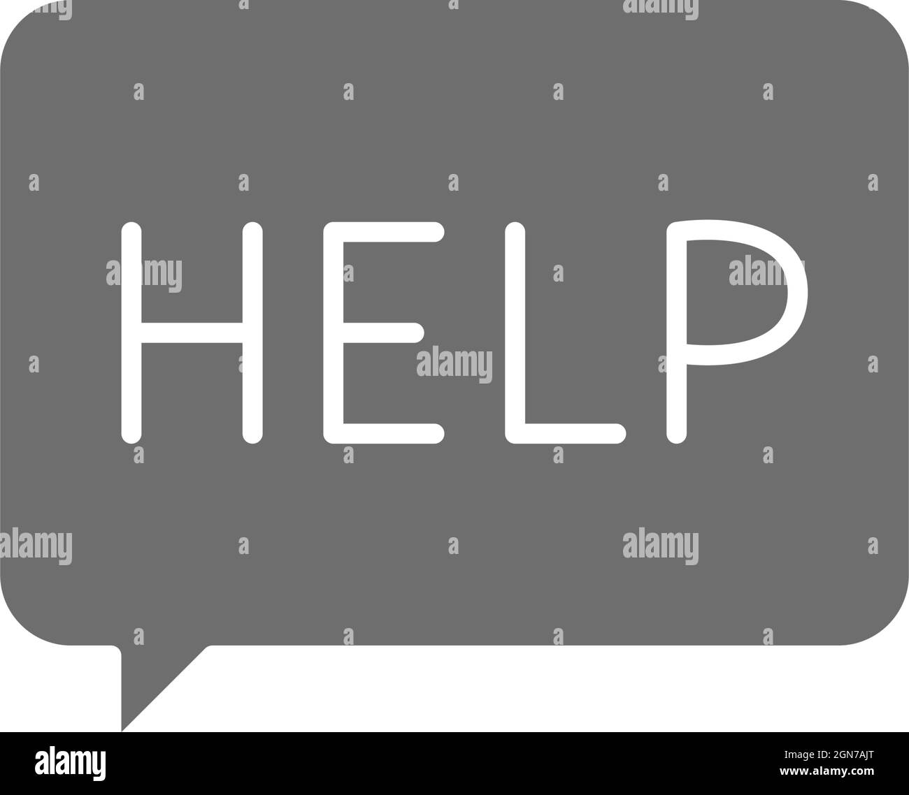 Message asking help faq Cut Out Stock Images & Pictures - Alamy