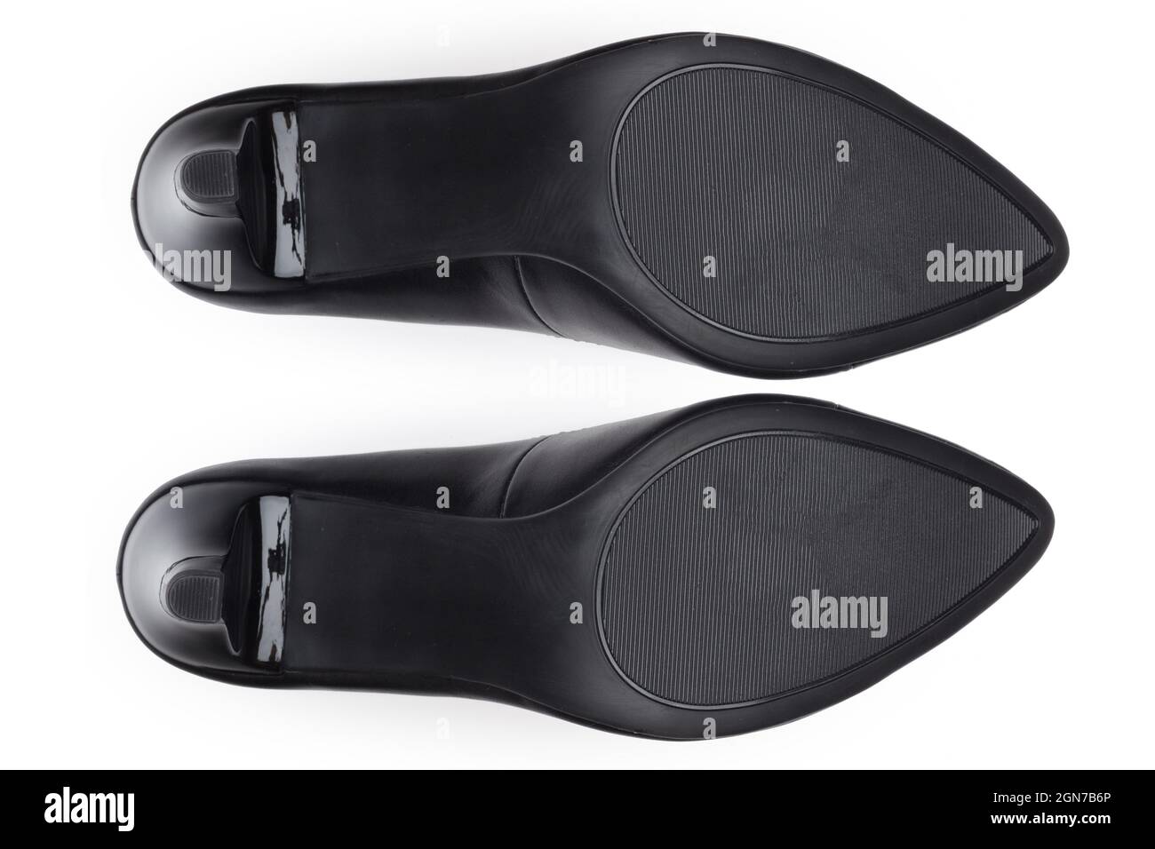 Bottom of shoes, isolated on white background Stock Photo - Alamy