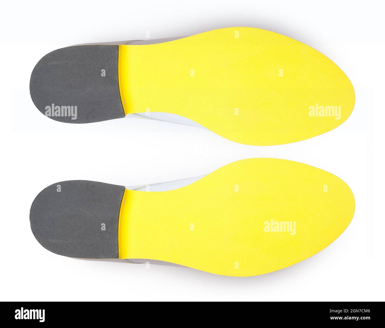 Bottom of shoes, isolated on white background Stock Photo - Alamy