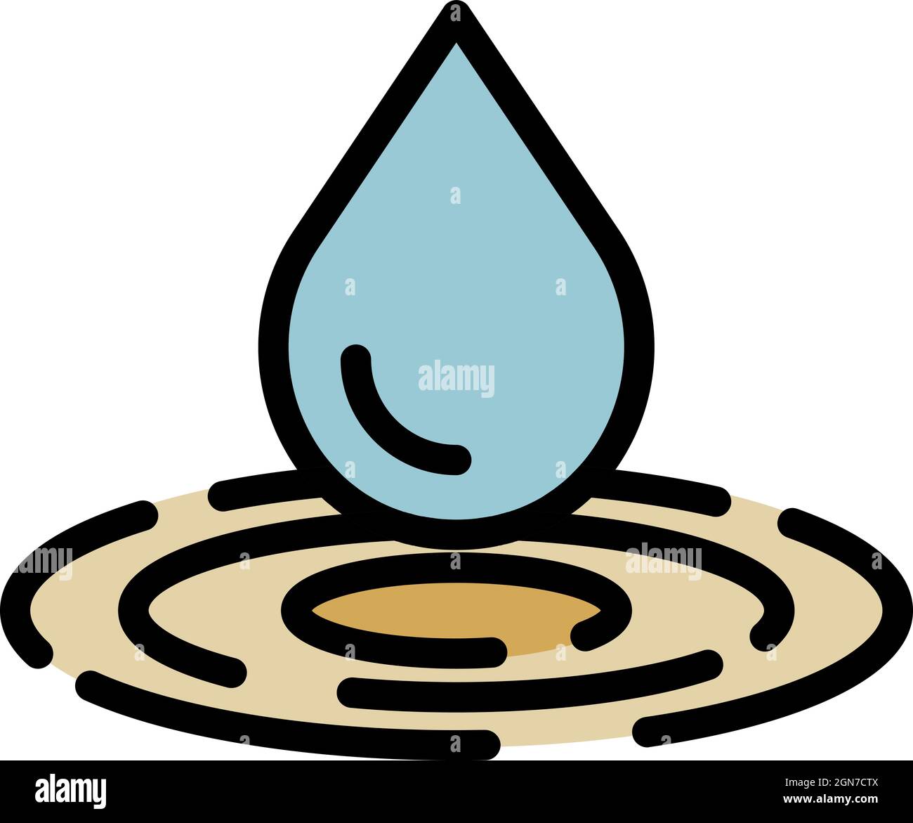 Droplet physics Stock Vector Images - Alamy