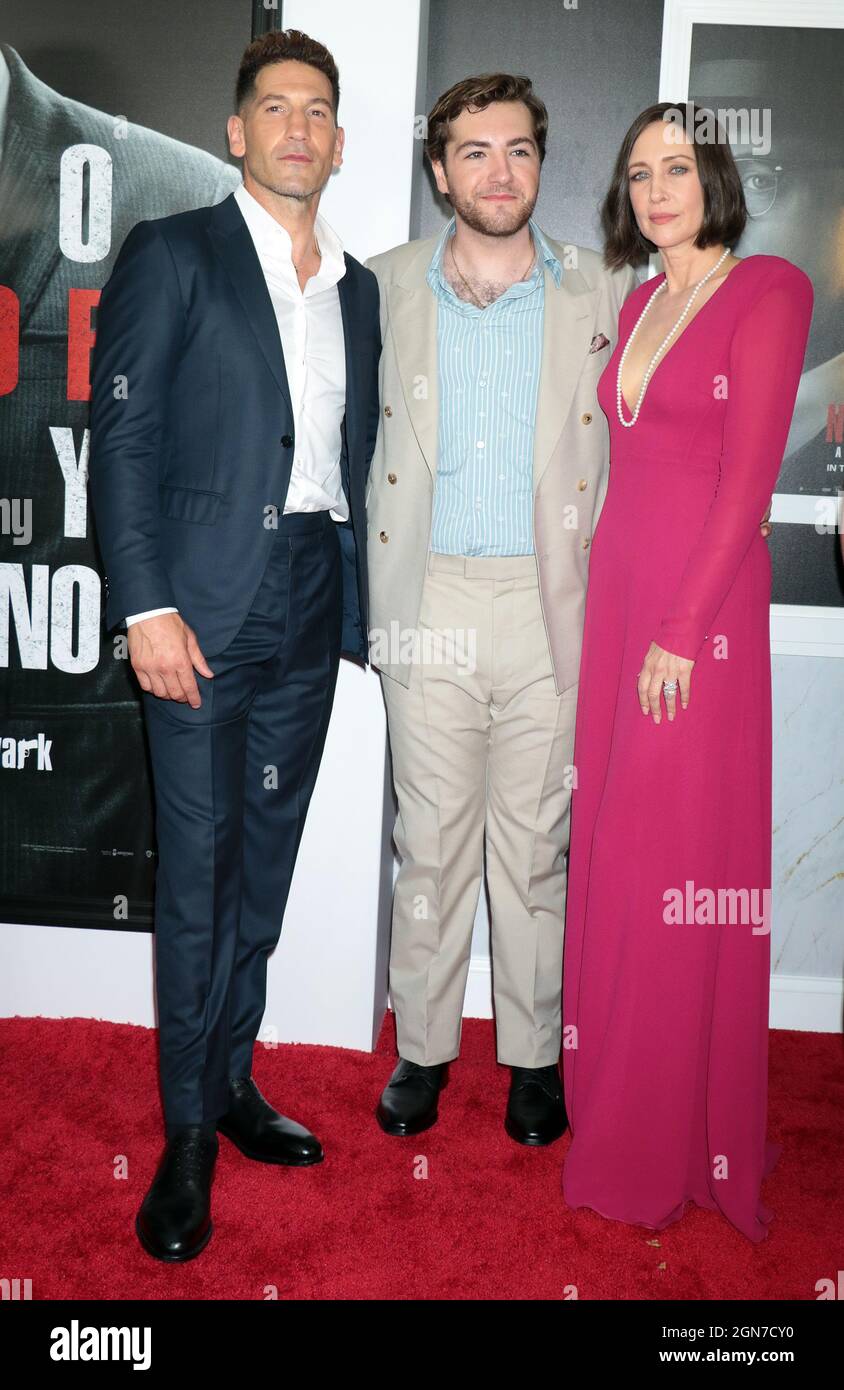 NEW YORK, NY - SEPTEMBER 22: Jon Bernthal, Michael Gandolfini and Vera ...