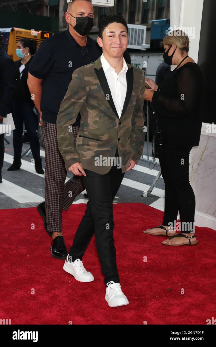NEW YORK, NY - SEPTEMBER 22: Matteo Russo at the Tribeca Fall Preview ...