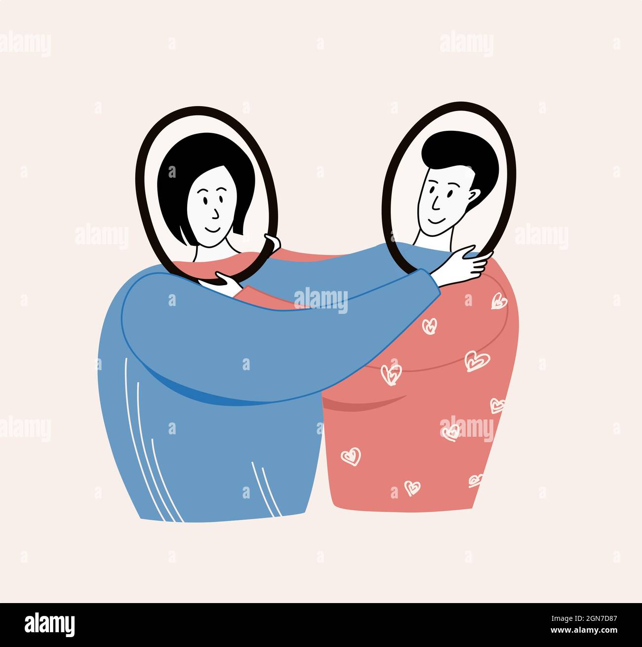 Looking In The Mirror And Seeing Someone Else