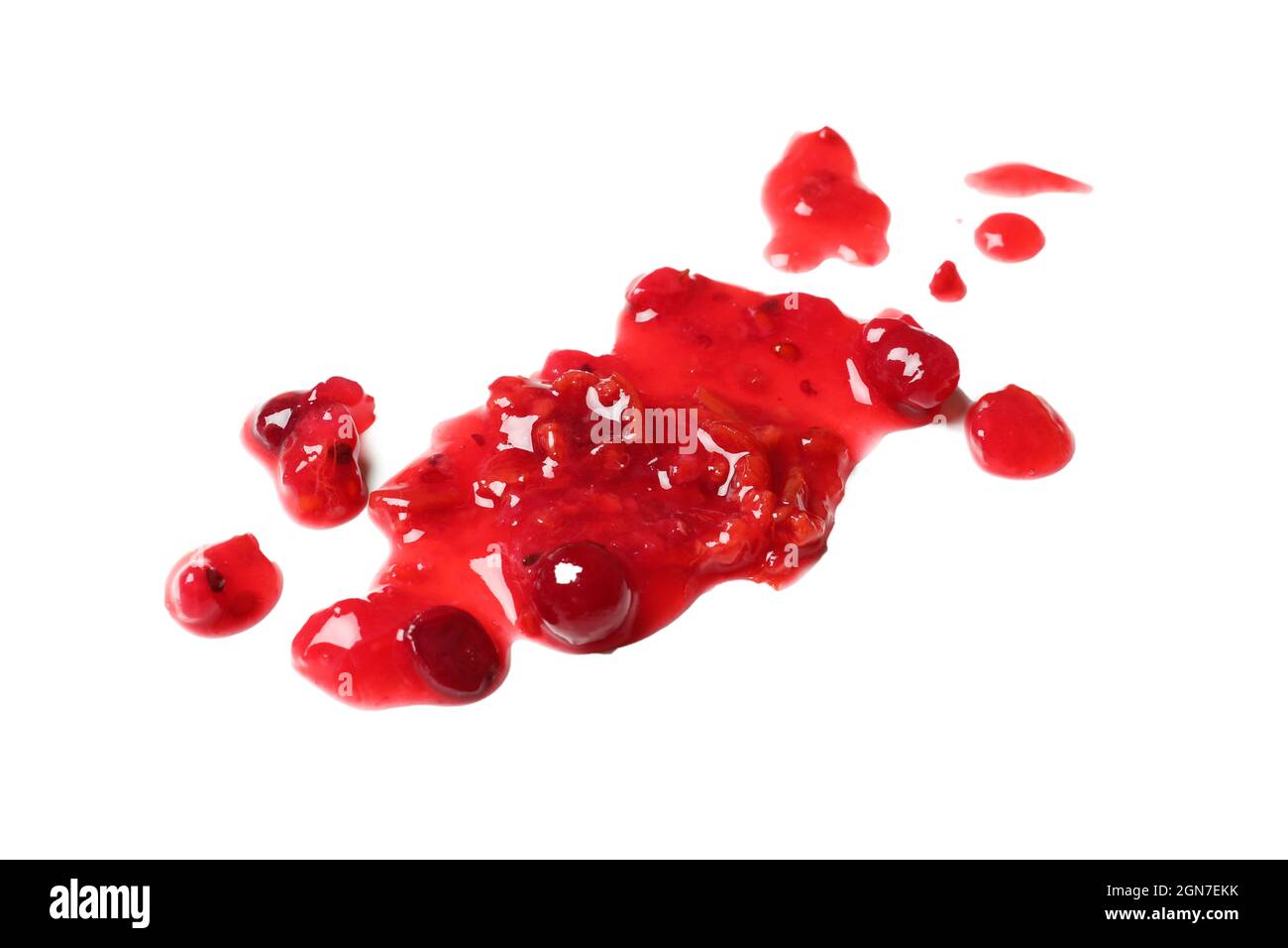 Bowl tasty cranberry sauce Cut Out Stock Images & Pictures - Alamy
