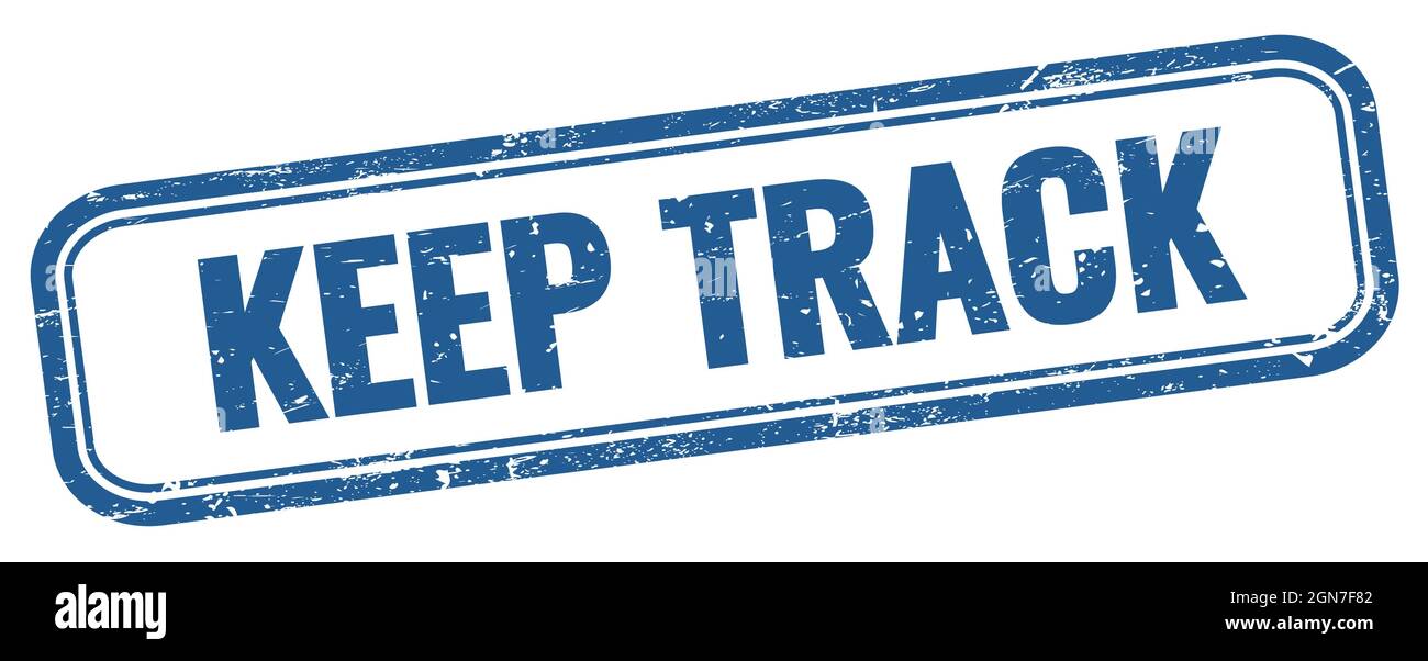 Keep track stamp hi-res stock photography and images - Alamy